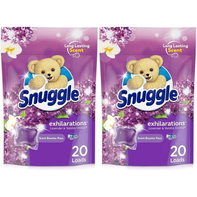 Snuggle Exhilarations in Wash Laundry Scent Booster Pacs, Lavender ...