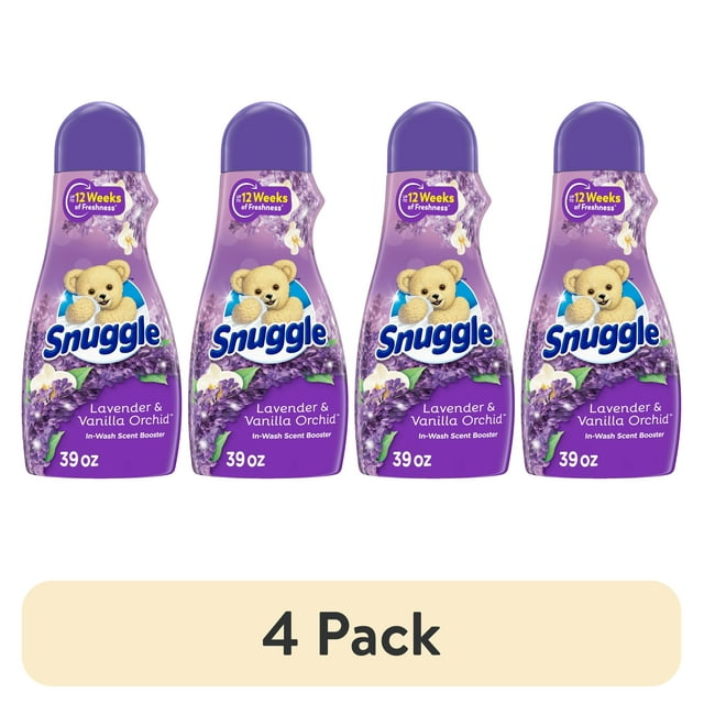 (4 pack) Snuggle In Wash Scent Booster, Lavender & Vanilla Orchid, 39 ...