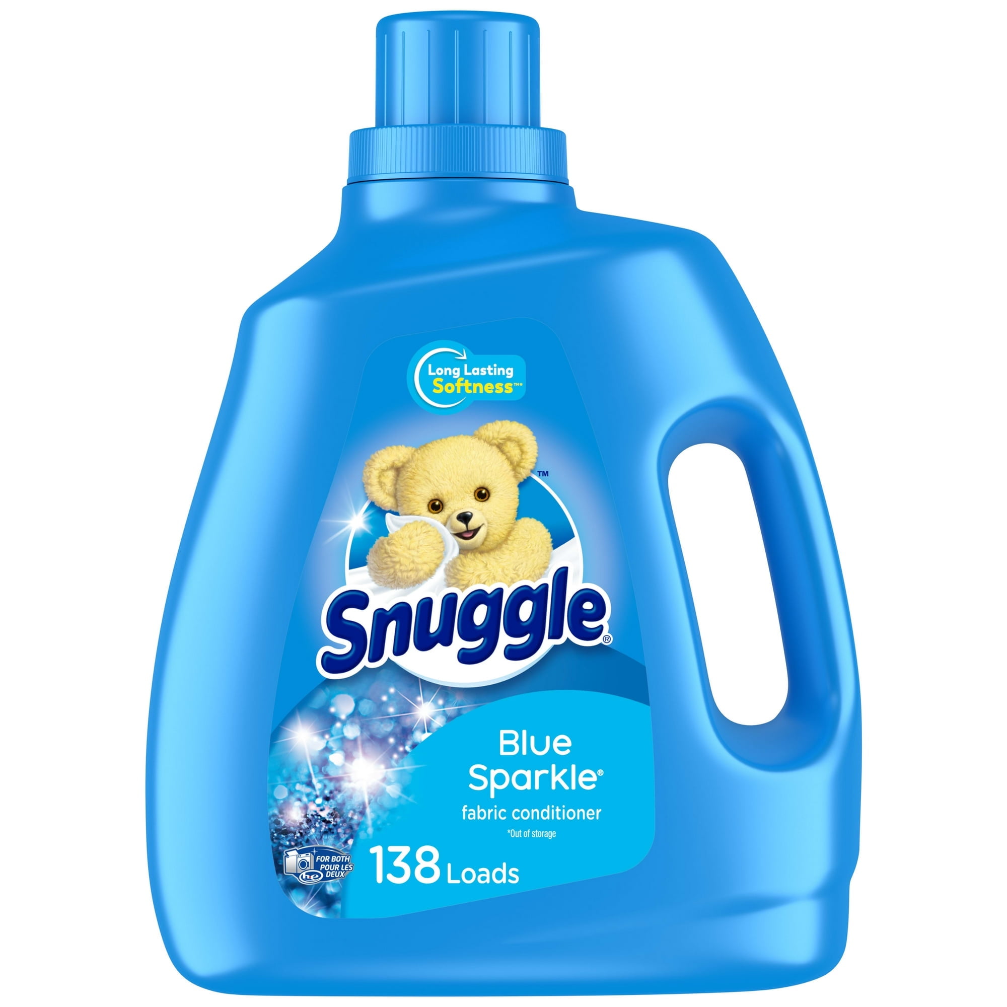 Snuggle Liquid Fabric Softener, Blue Sparkle, 111 Ounce, 138 Loads (4 ...