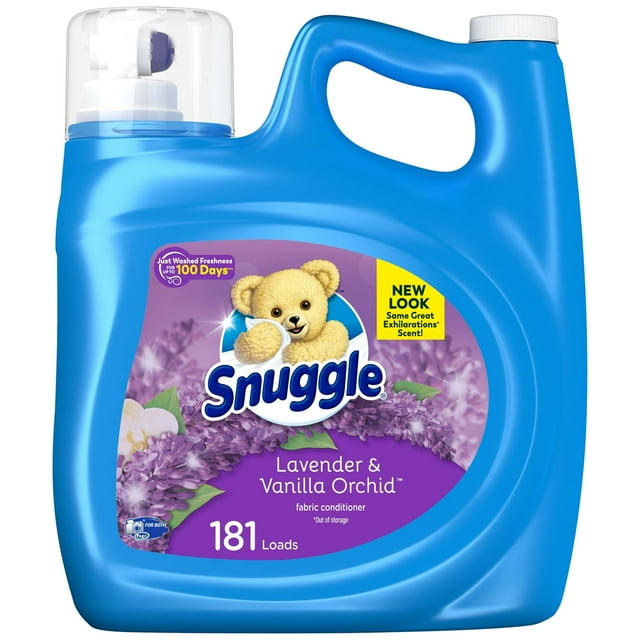 Snuggle Liquid Fabric Softener, Lavender & Vanilla Orchid, 145 ounce, 181 Loads (Pack of 2 ...