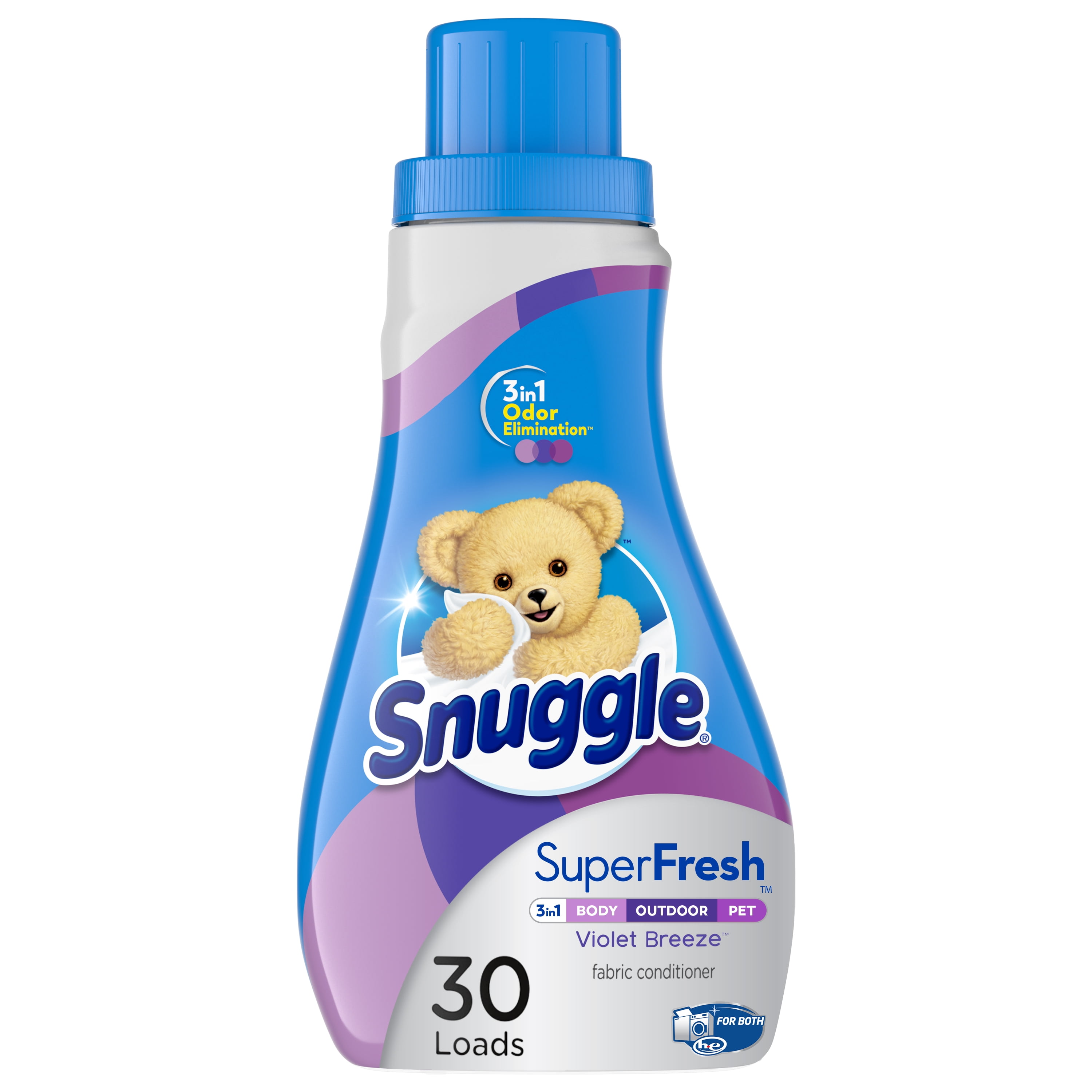 Snuggle Plus Super Fresh Fabric Softener, Long Lasting Violet Breeze ...