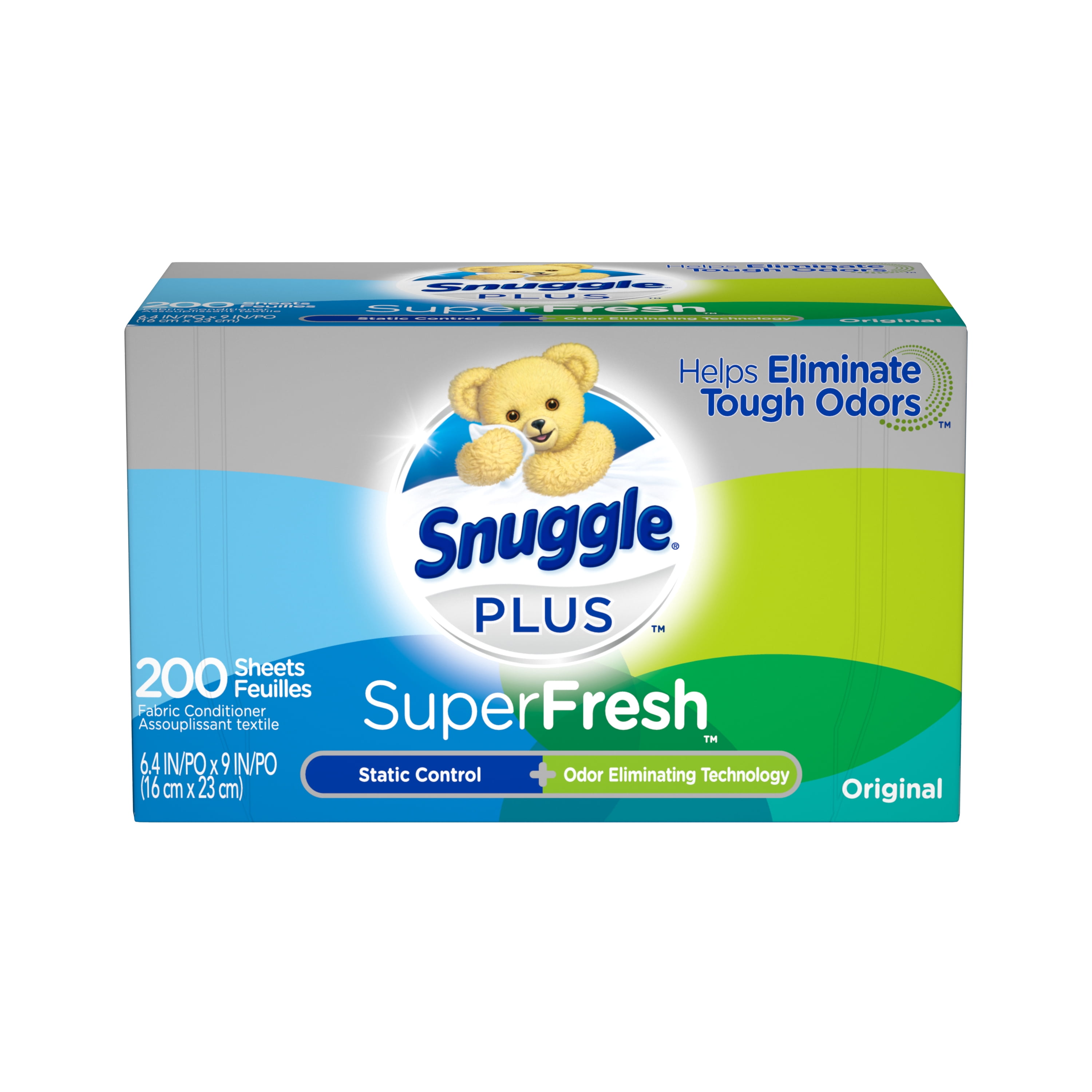 Snuggle Plus SuperFresh Fabric Softener Dryer Sheets with Static ...