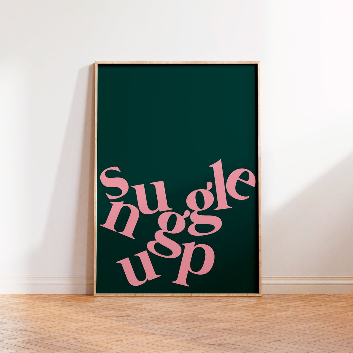 Snuggle Up Typography Poster, Snuggle Up Sign, Autumn Decor Poster, A5 ...