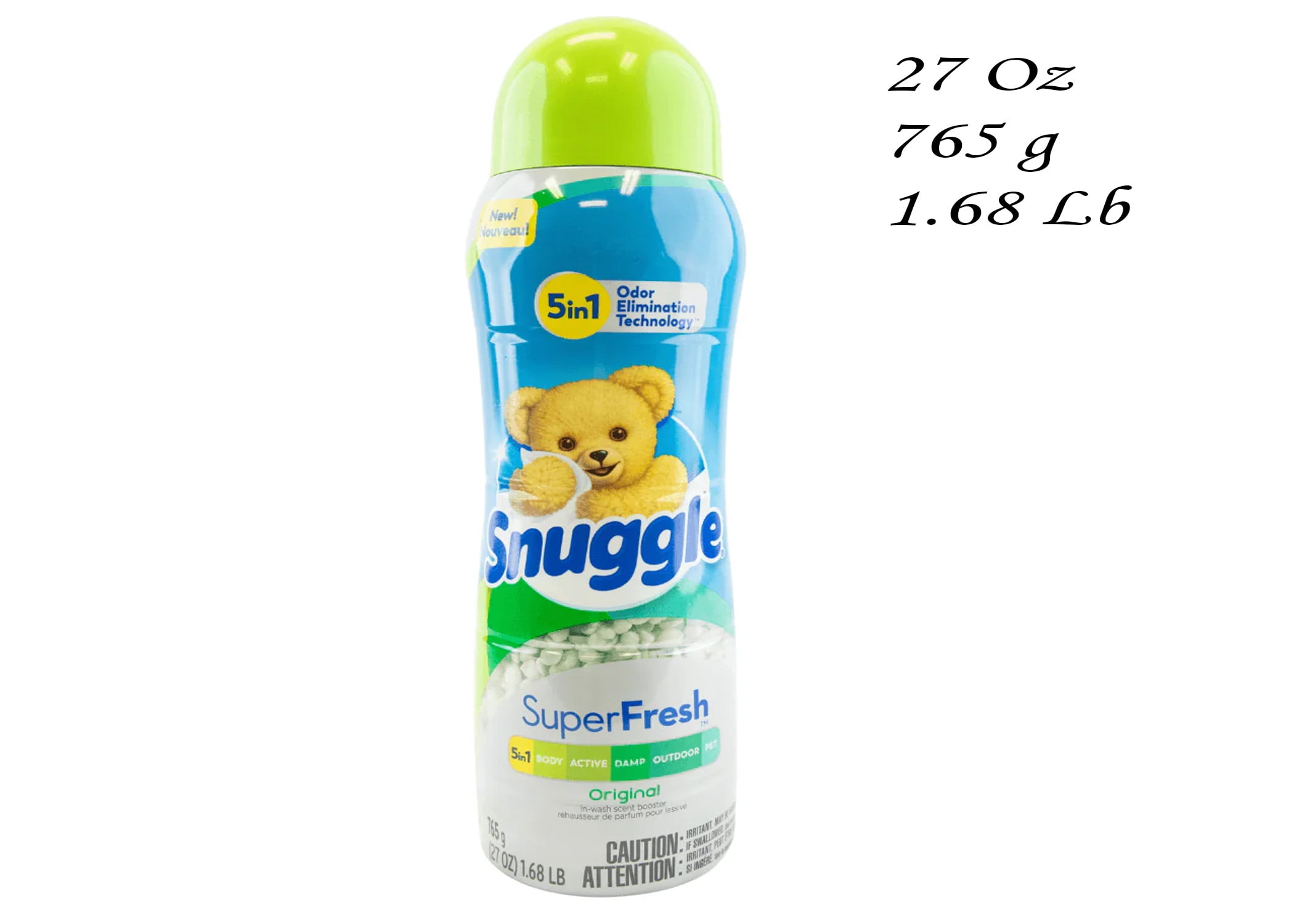 Snuggle in-Wash Scent Booster Laundry Beads, Super Fresh Original, 27 ...