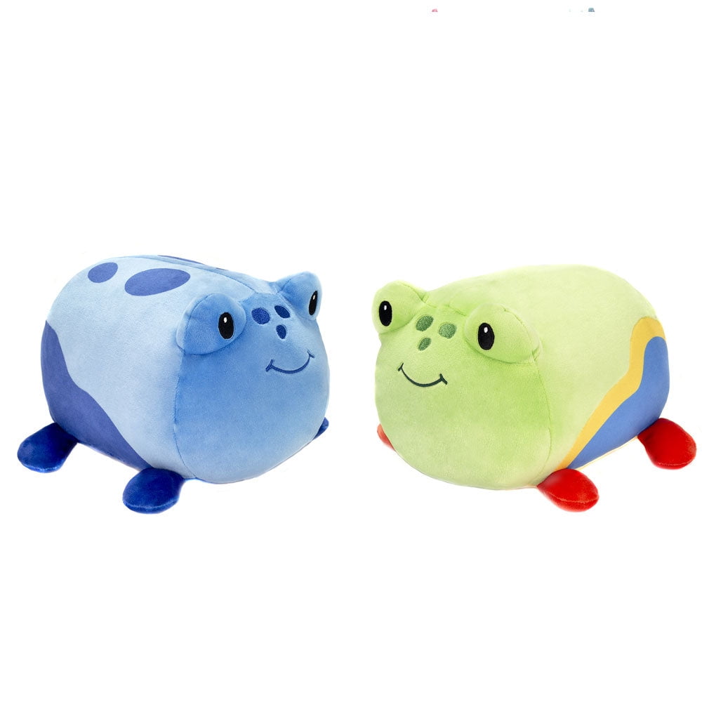 Snuggly Ribbit & Bully Lil Huggy - 8” Poison Dart Frogs Plush Toy with ...