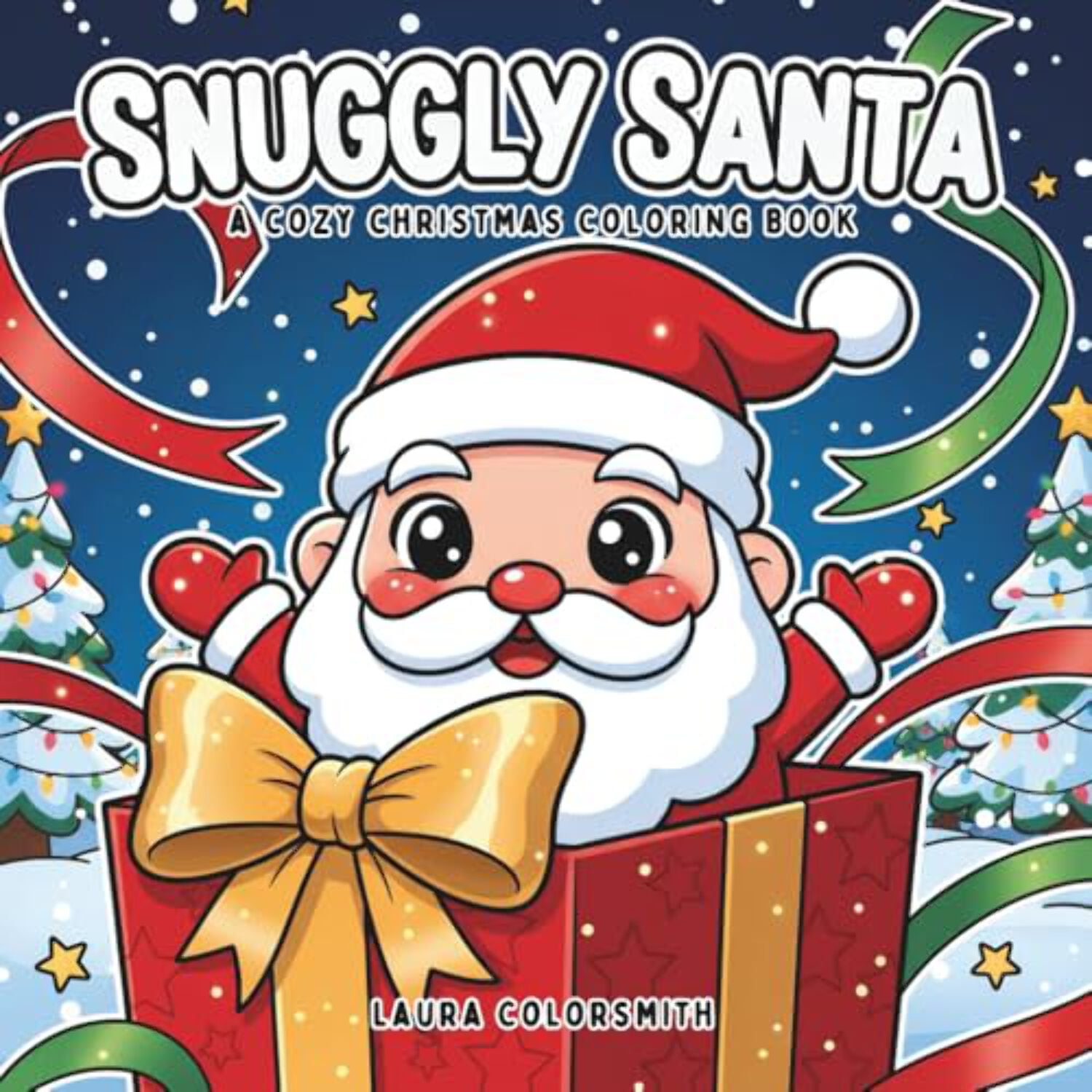 Snuggly Santa - A Cozy Christmas Coloring Book: Warm and Cozy Christmas ...