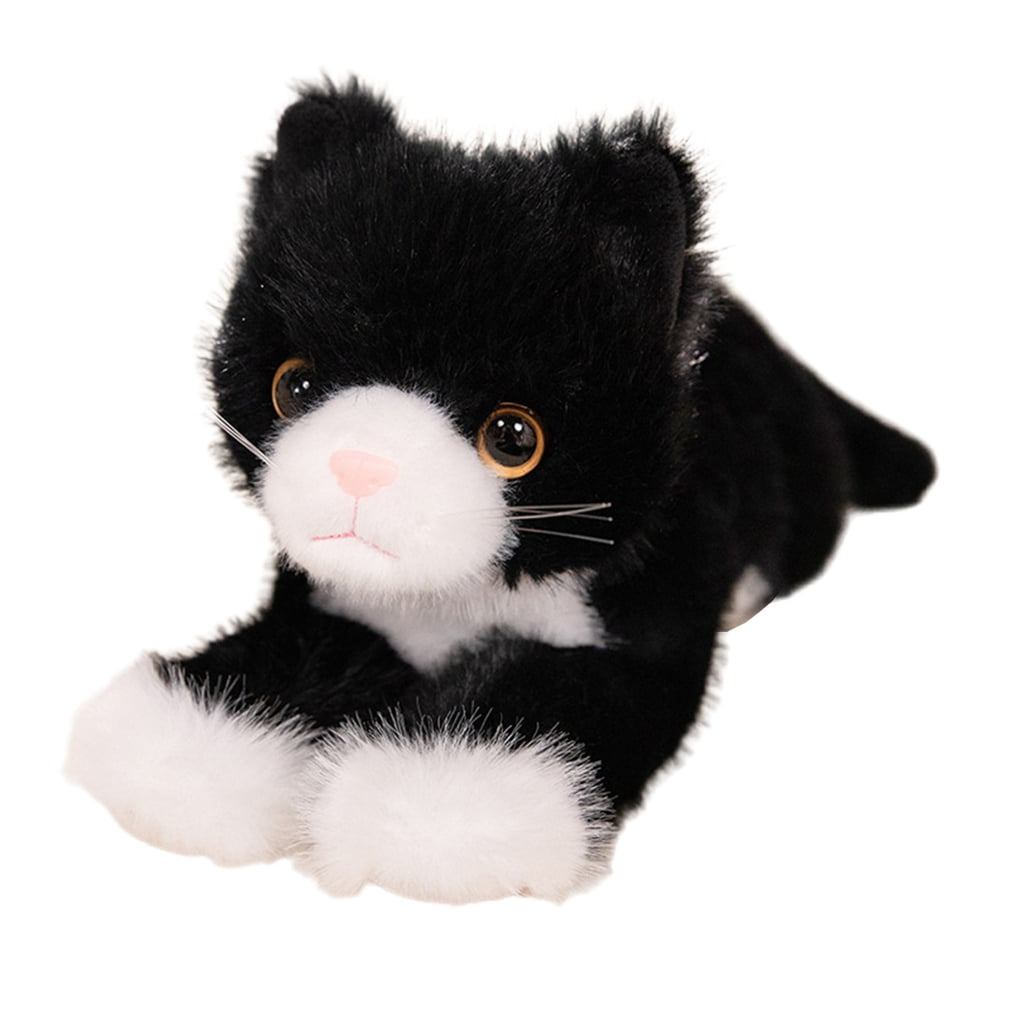 Snuggly Soft Cats Plush Toy Realistics Stuffed Animals Designs for Kids ...