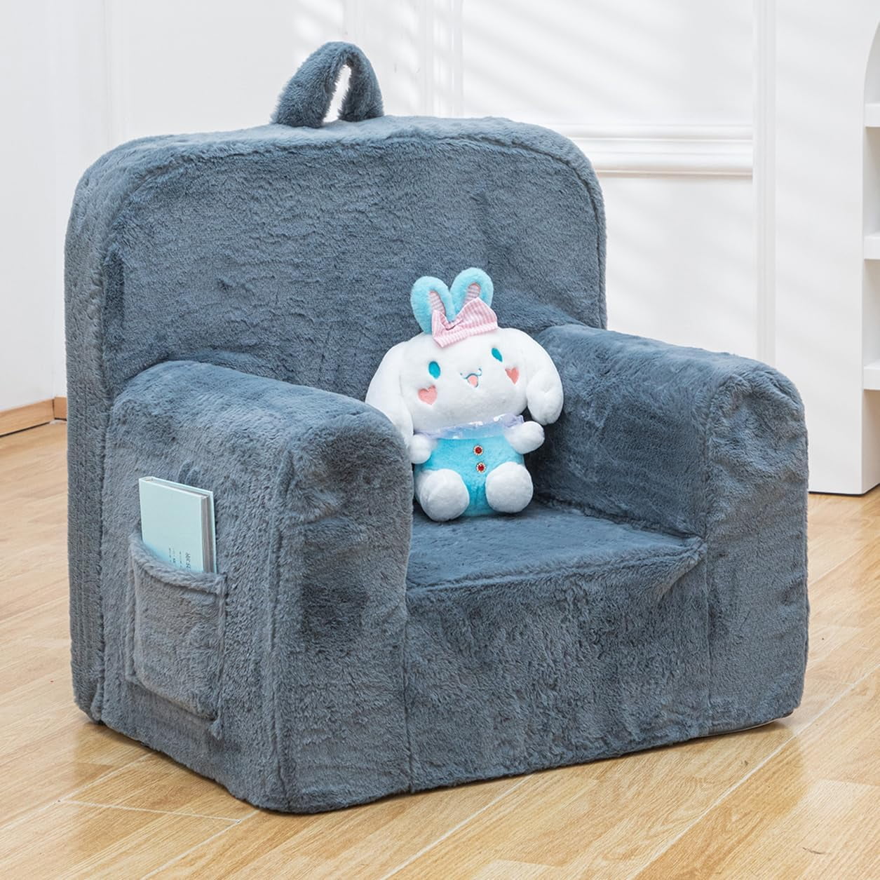 Snuggly-Soft Cuddly Toddler Plush Armchair for Boys and Girls Fuzzy ...
