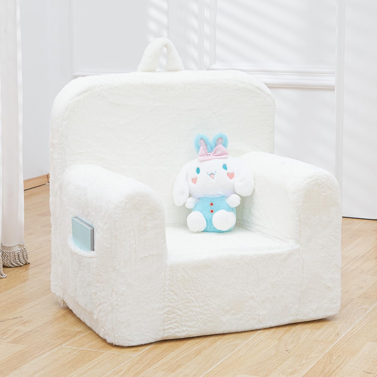 Snuggly-Soft Cuddly Toddler Plush Armchair for Boys and Girls Fuzzy ...