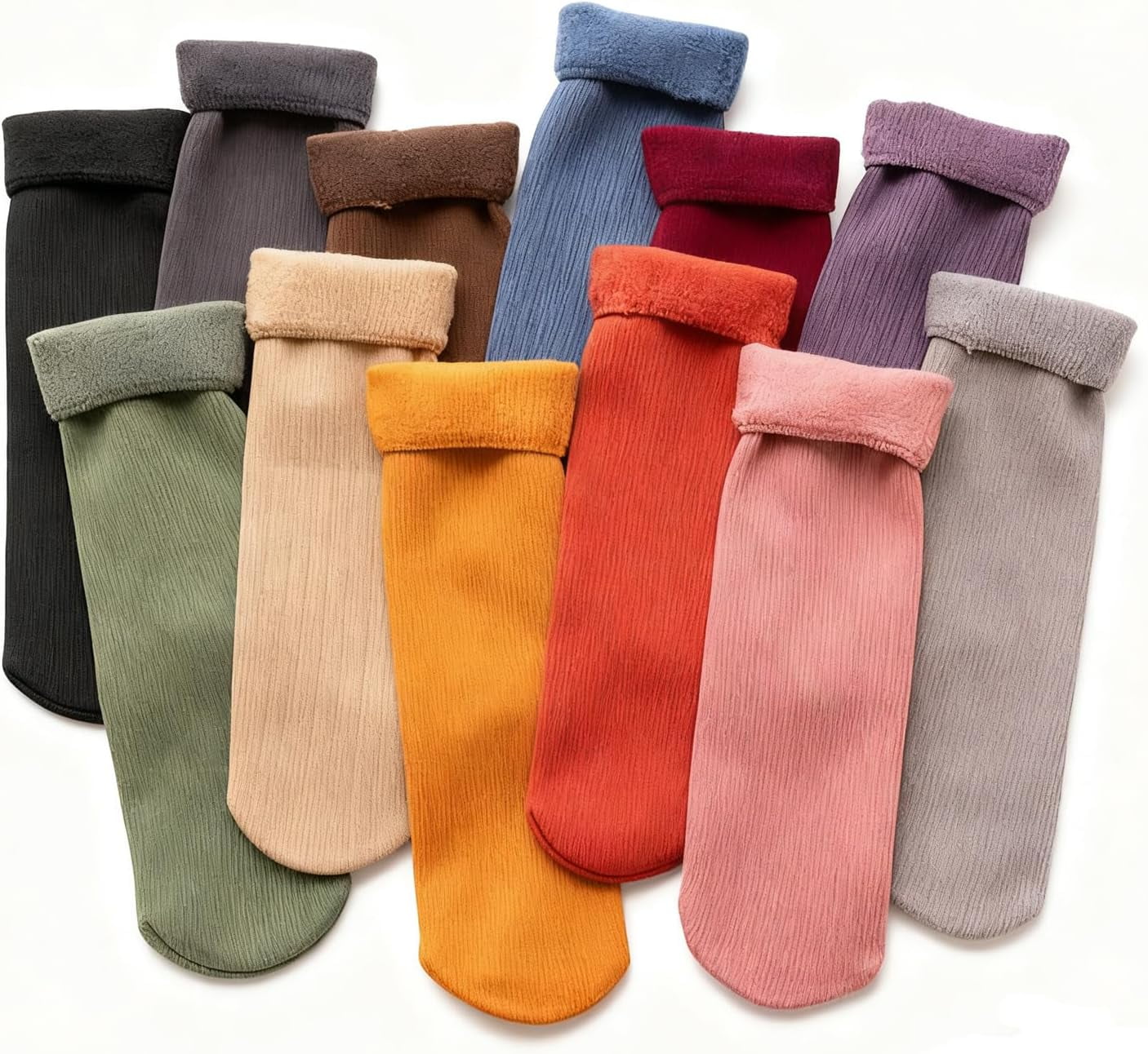 Snuggly Velvet Winter Thermal Socks,2026 New Unisex Cozy Thickened Soft ...