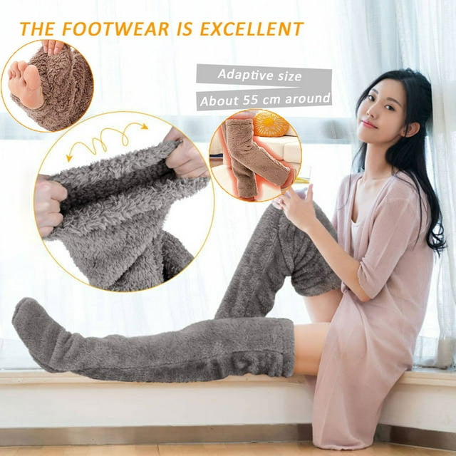 Snuggs, Plush Warmth Long Socks, Warm Fuzzy Socks For Women, Snuggs ...