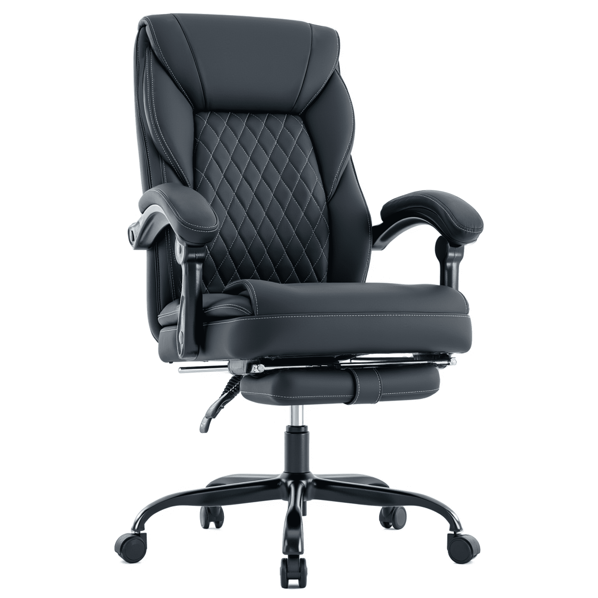 Snugway Ergonomic Office Chair Faux Leather Executive Chair, Padded ...