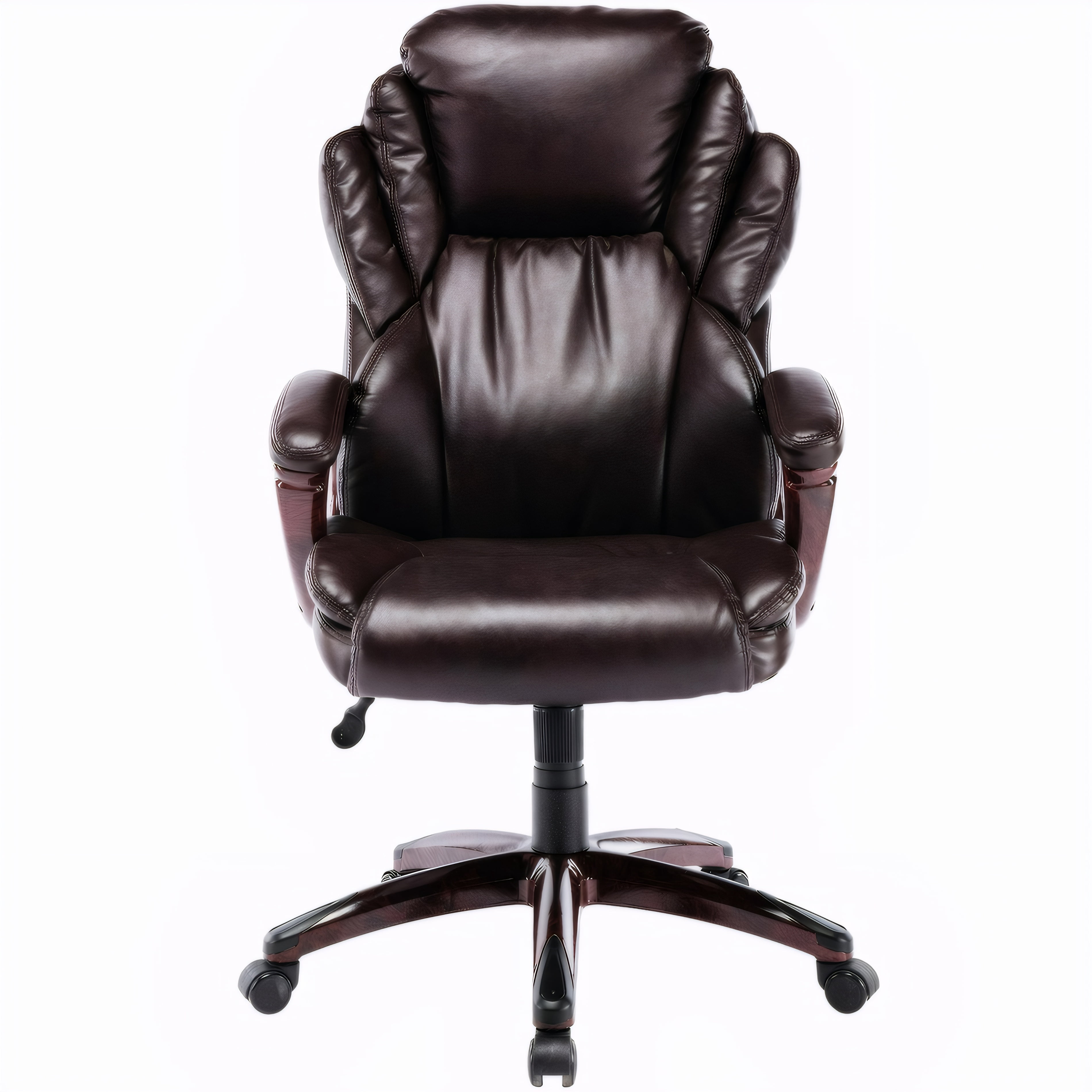 Snugway Executive Office Chair，High Back Ergonomic Lumbar Support, PU ...