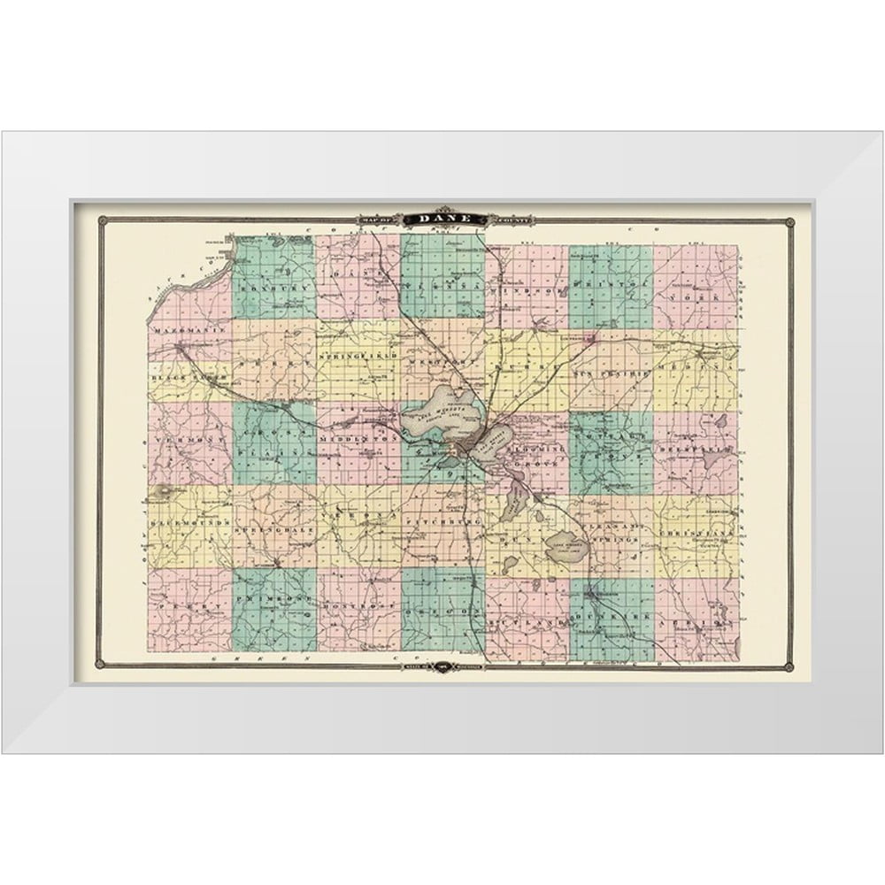 Snyder 32x22 White Modern Wood Framed Museum Art Print Titled - Dane ...