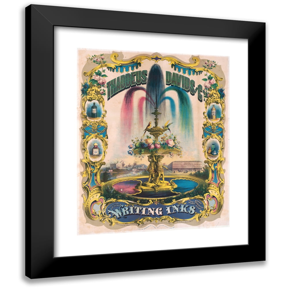 Snyder, Black & Sturn 15x18 Black Modern Framed Museum Art Print Titled ...