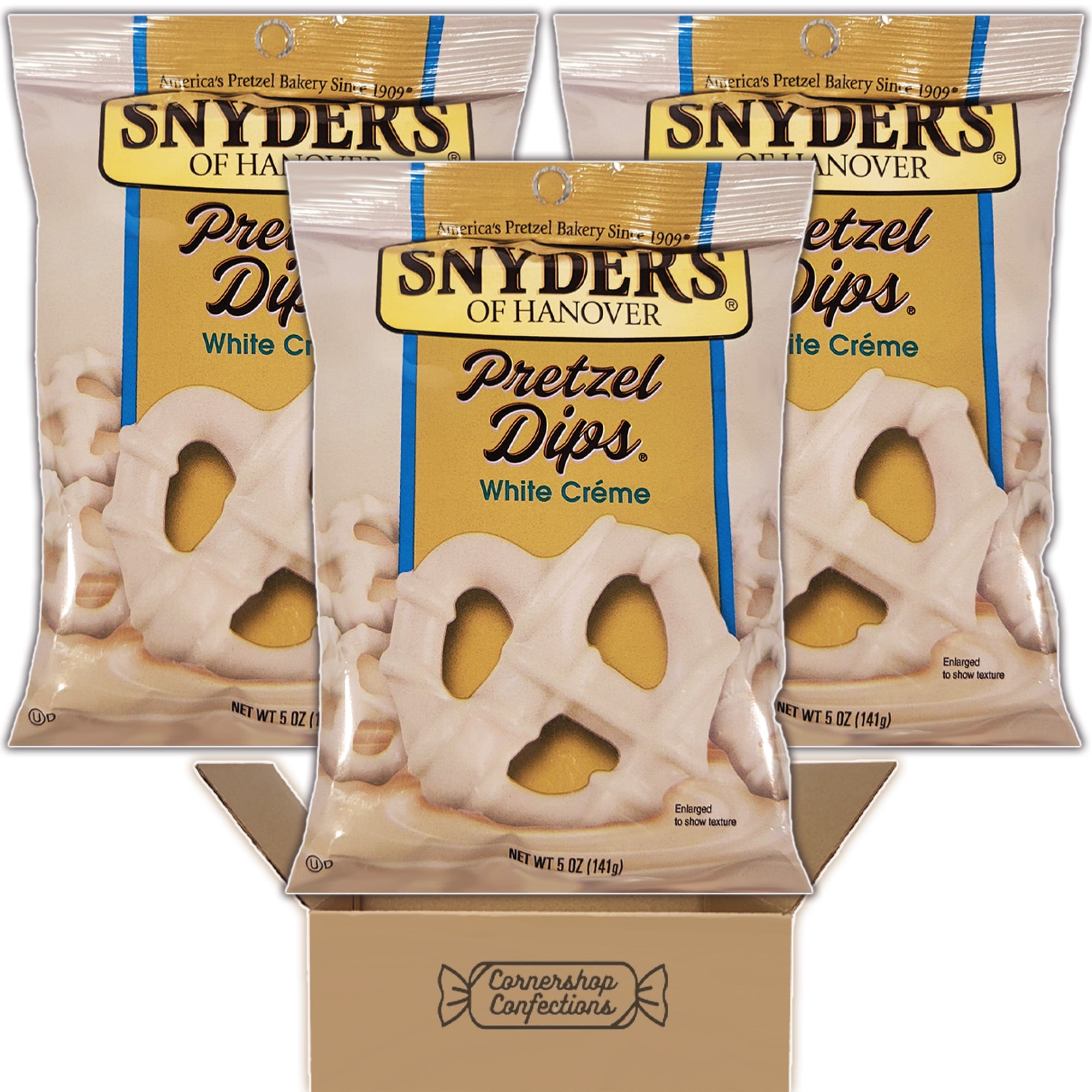 Snyder Pretzel Dips Bundle Pack - White Creme - 3 Individually Sealed 5 ...