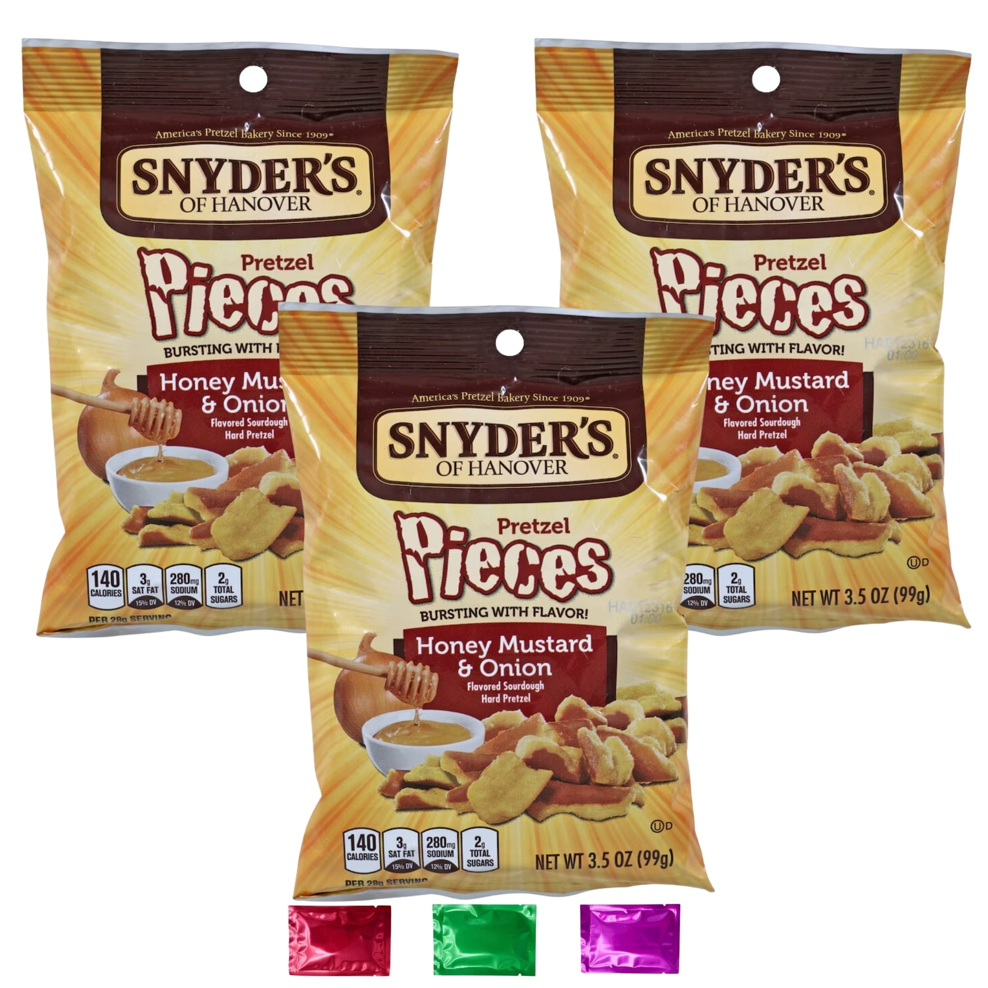 Snyder's of Hanover Pretzel Pieces Honey Mustard & Onion Flavored ...