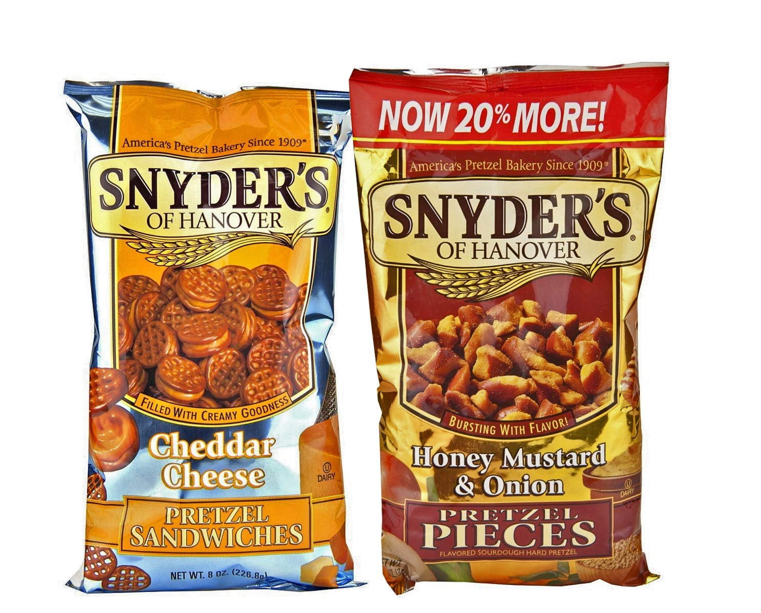 Snyder's of Hanover Pretzel Pieces Variety Pack - Two Delicious Flavors ...