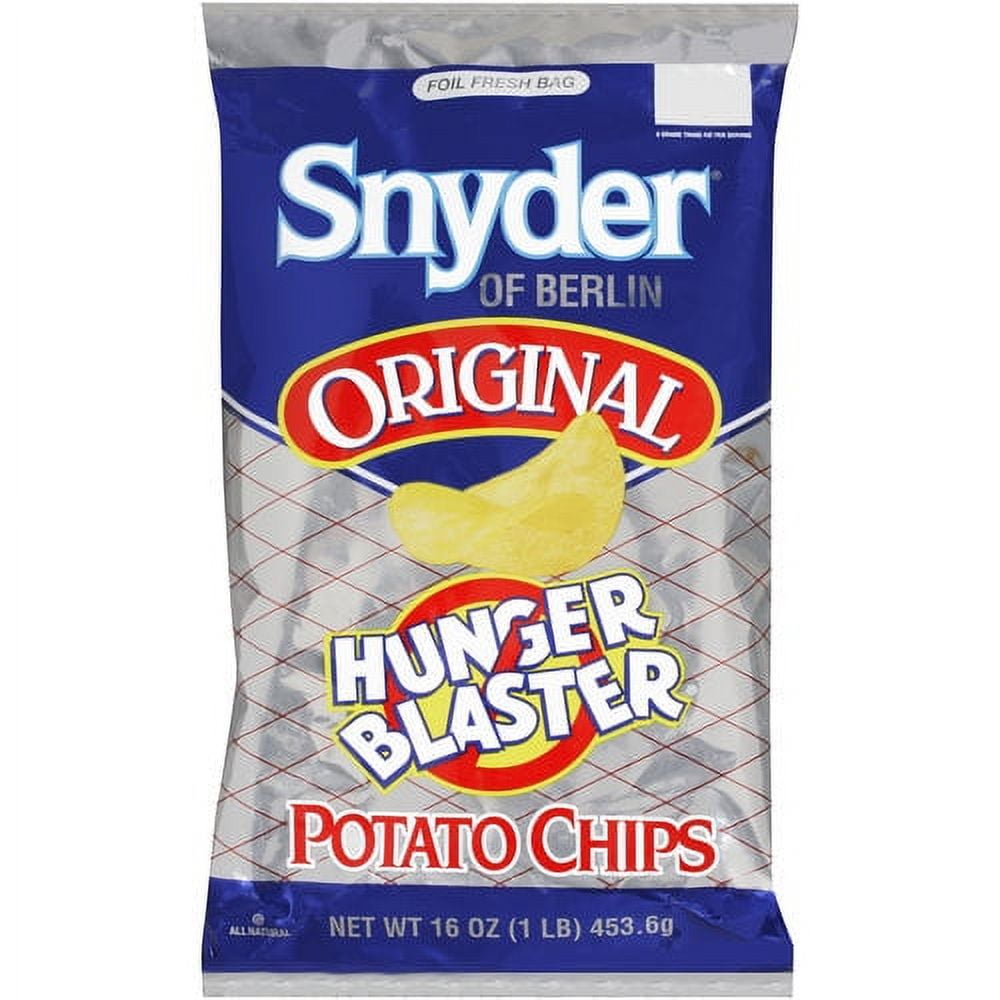Snyder's of Berlin Hunger Blaster Original Potato Chips, 16 oz ...