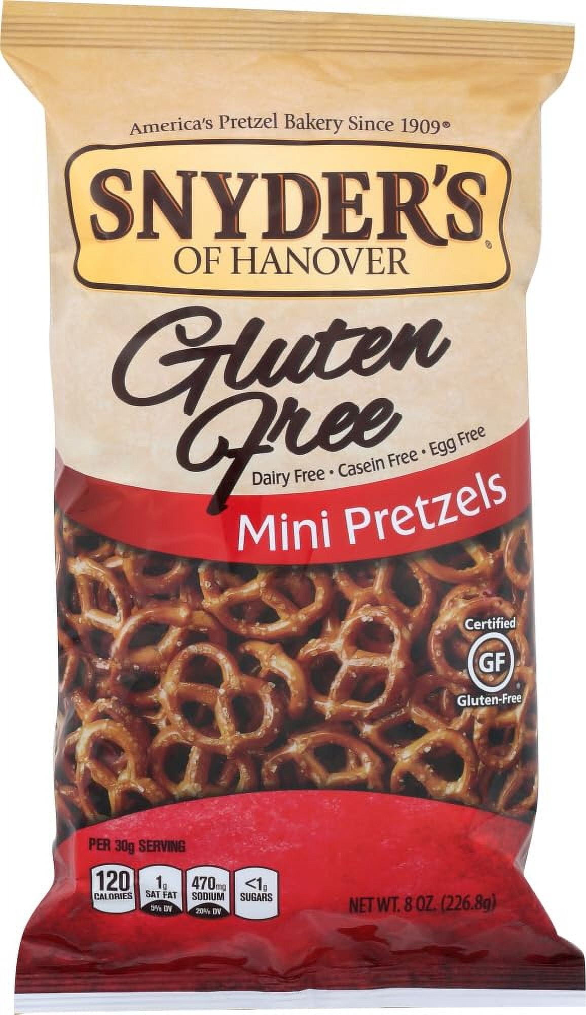 Snyder's of Hanover Gluten Free Mini Pretzels - 8 oz - 2 pk - Walmart.com