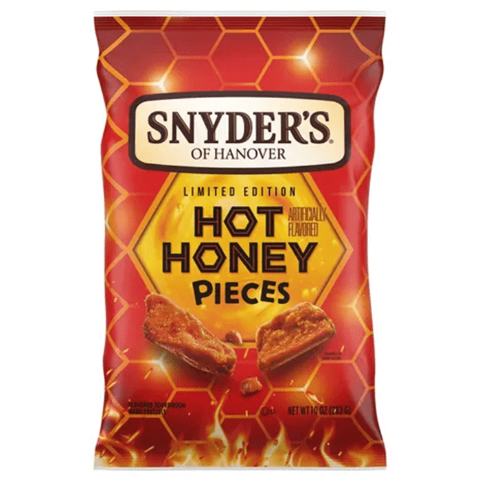 Snyder's of Hanover Hot Honey Flavored Pretzel Pieces, 4-Pack 10 oz ...