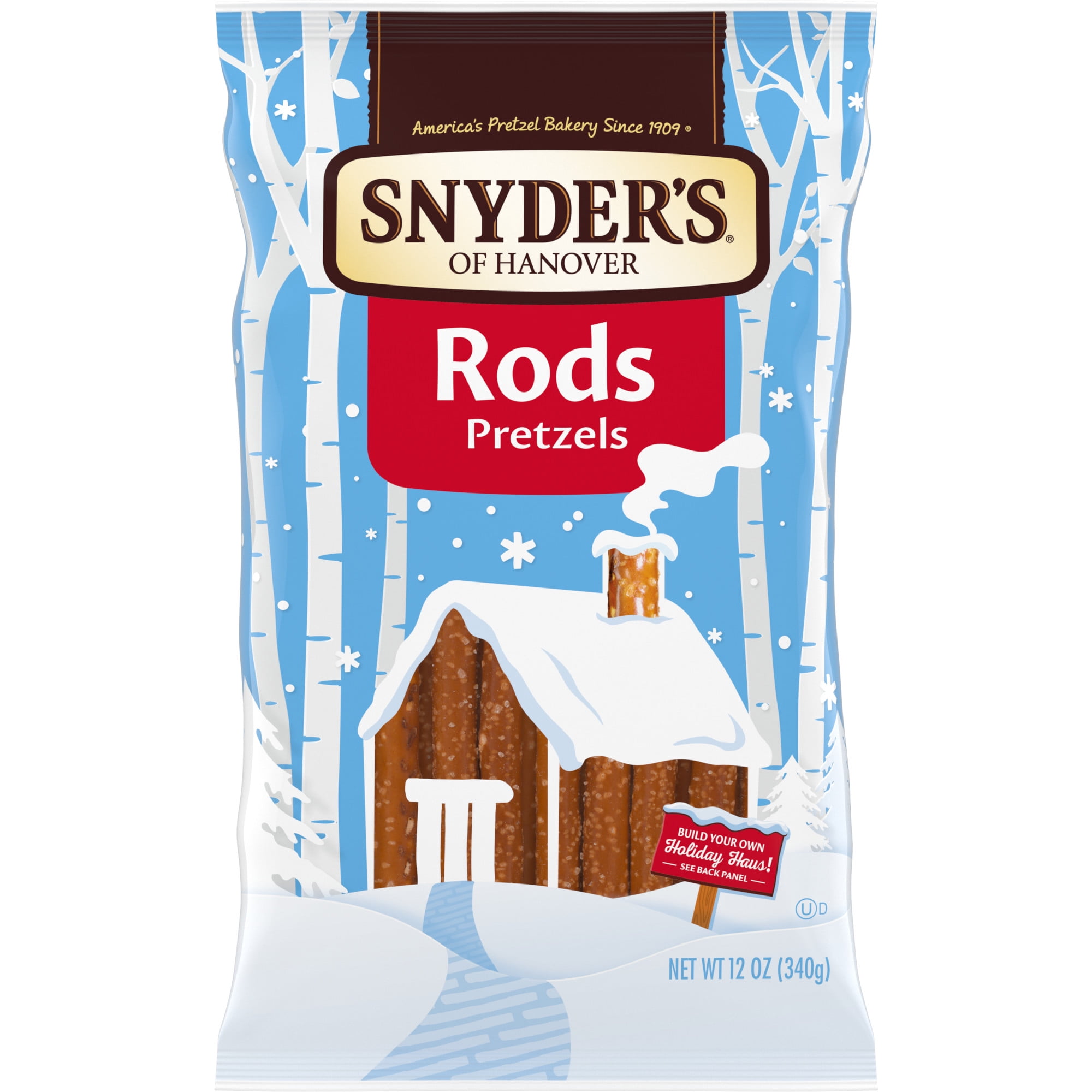 Snyder's of Hanover Pretzel Rods 12 oz Bag Crunchy Snack for Dipping ...