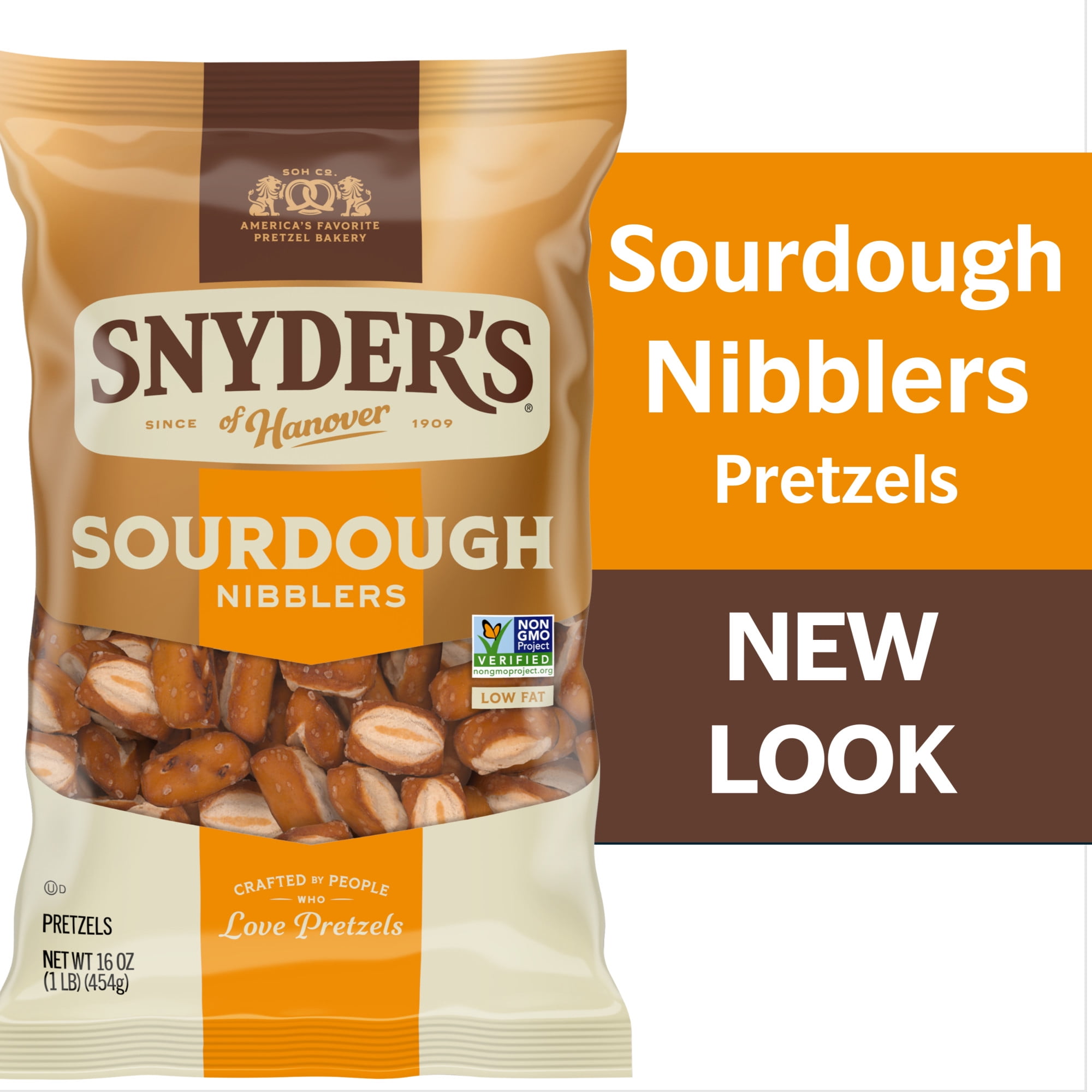 Snyder's of Hanover, Sourdough Pretzel Nibblers, 16 oz, Crunchy Snack ...