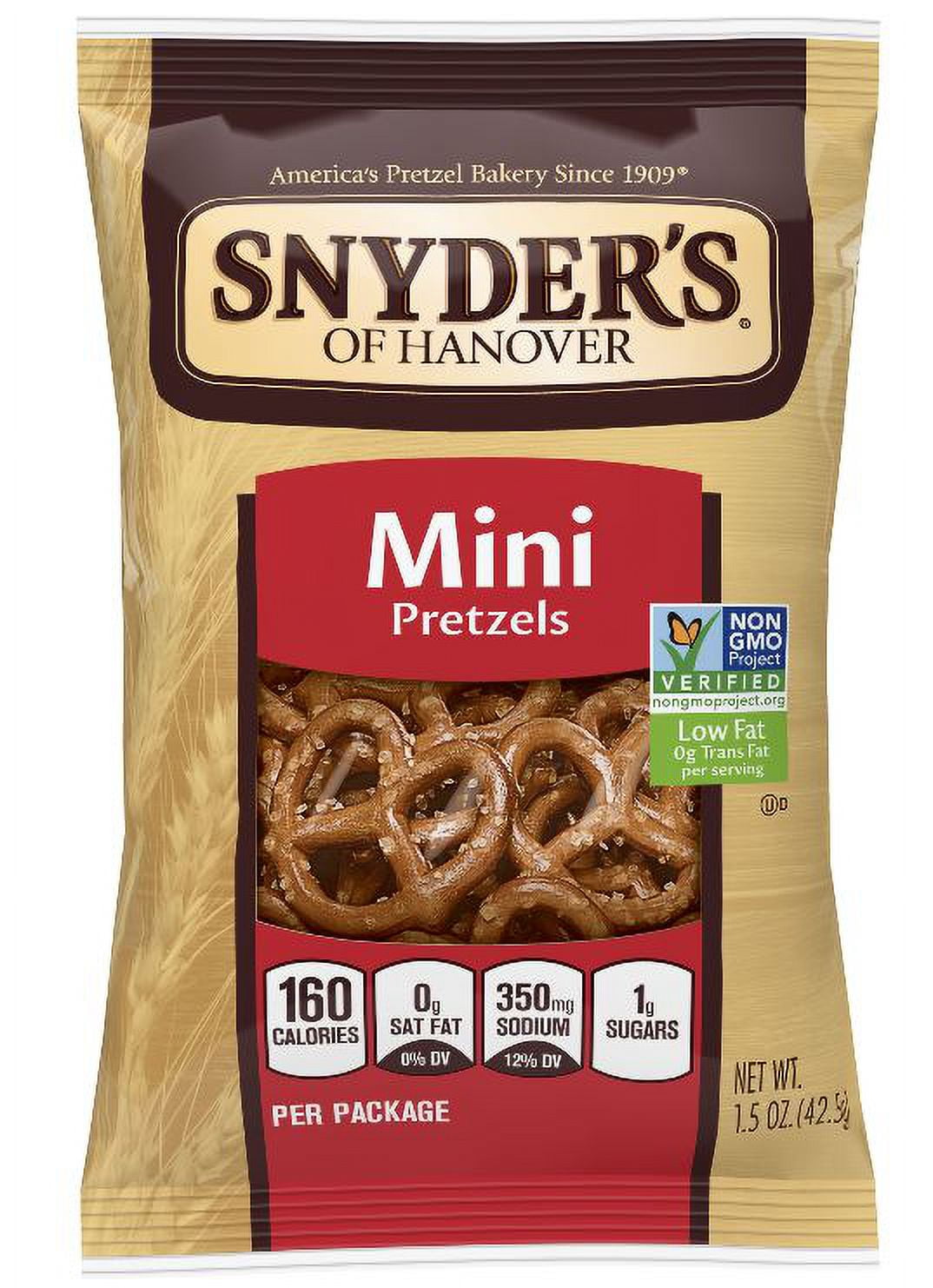 Snyders of Hanover Mini Pretzel, 1.5 Ounce -- 60 per case. - Walmart.com