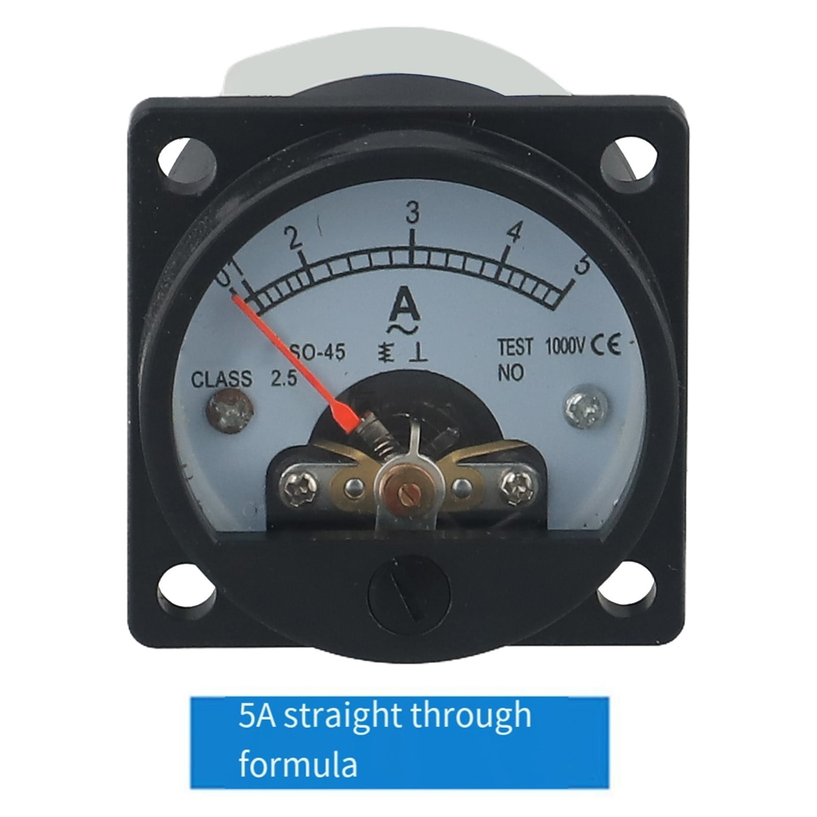 SO-45 Pointer Type AC Ammeter Analog Ammeter Pointer Panel Meter ...