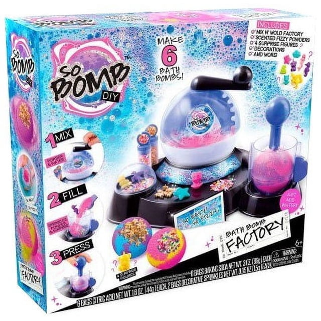 So Bomb Mix & Mold DIY Bath Bomb Factory Playset - Walmart.com