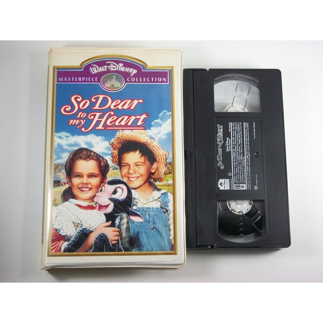 So Dear To My Heart Vhs Tape Disney Masterpiece Collection Clam Shell