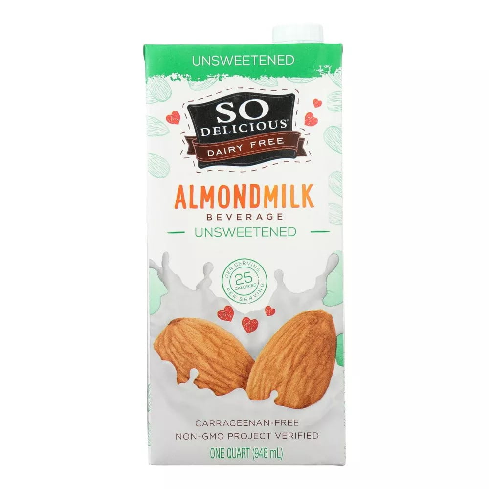 So Delicious Almond Milk - Vegan beverage for grocery retail - Walmart ...