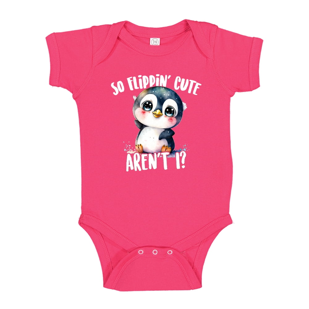 So Flippin Cute Baby Bodysuit One Piece 24 mo Cyber Pink - Walmart.com