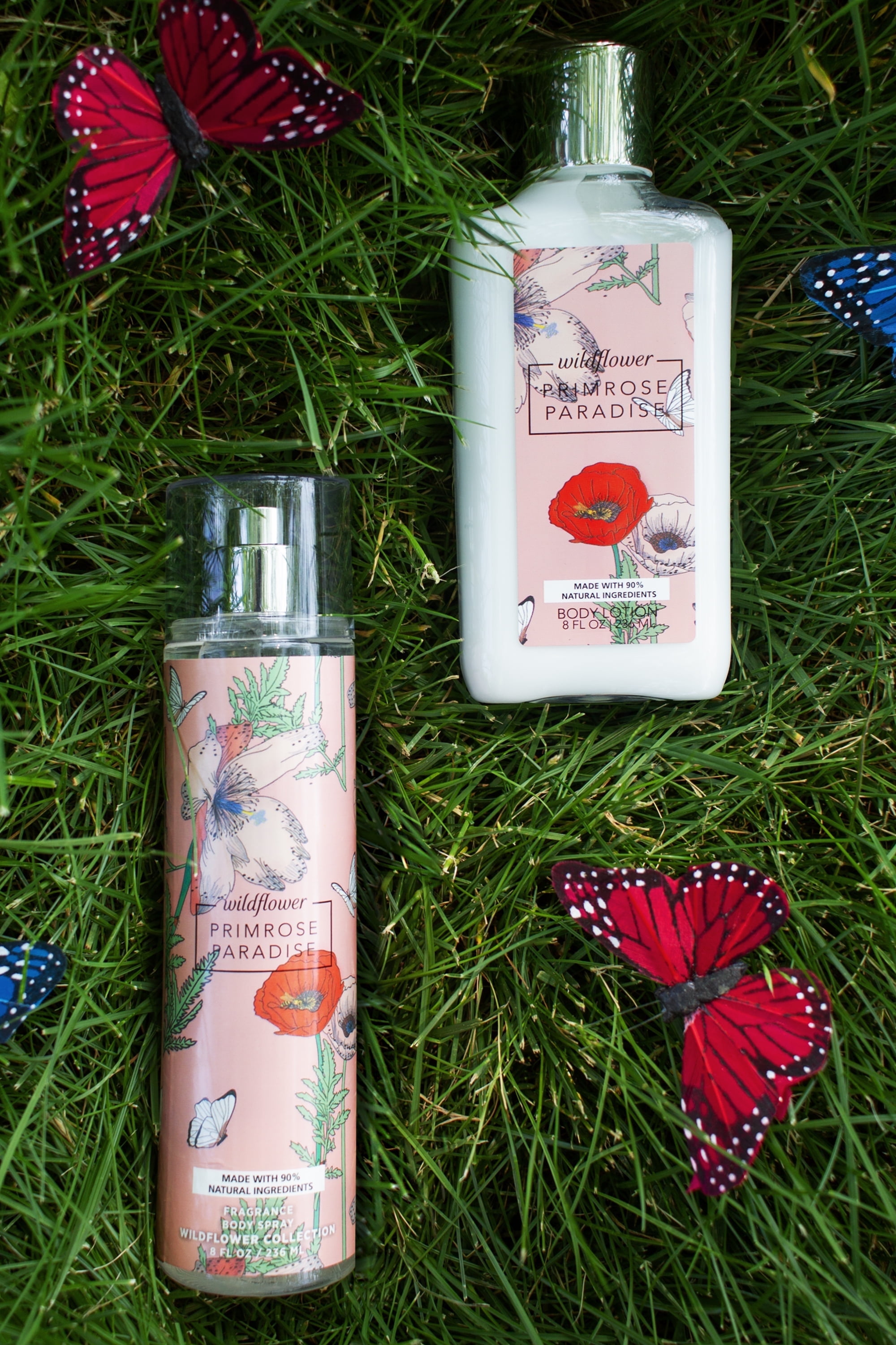 So French Perfumes Body Mist and Lotion Set, Wildflower Primrose ...