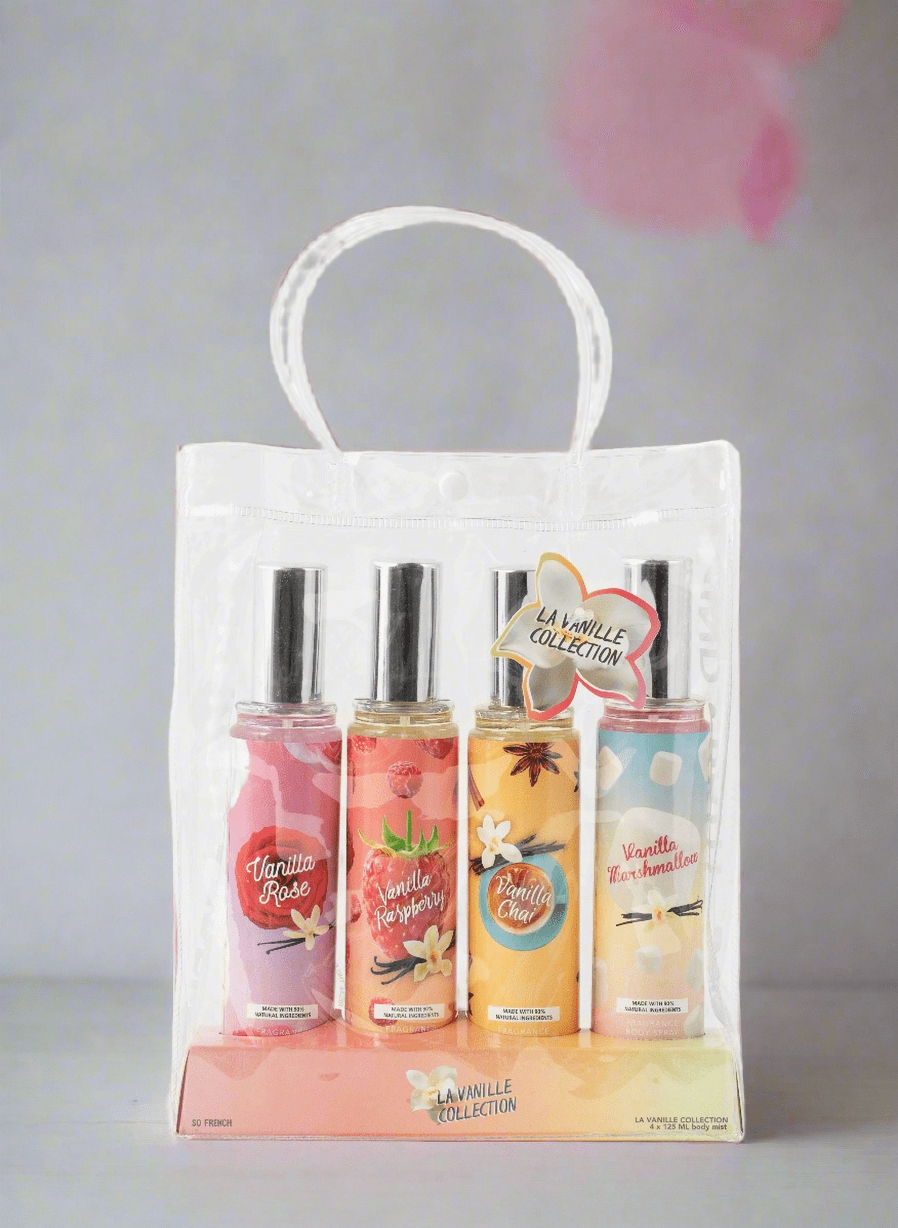 So French Vanilla Collection 4-Piece Body Mist Set for Women, 4 x 125 ...