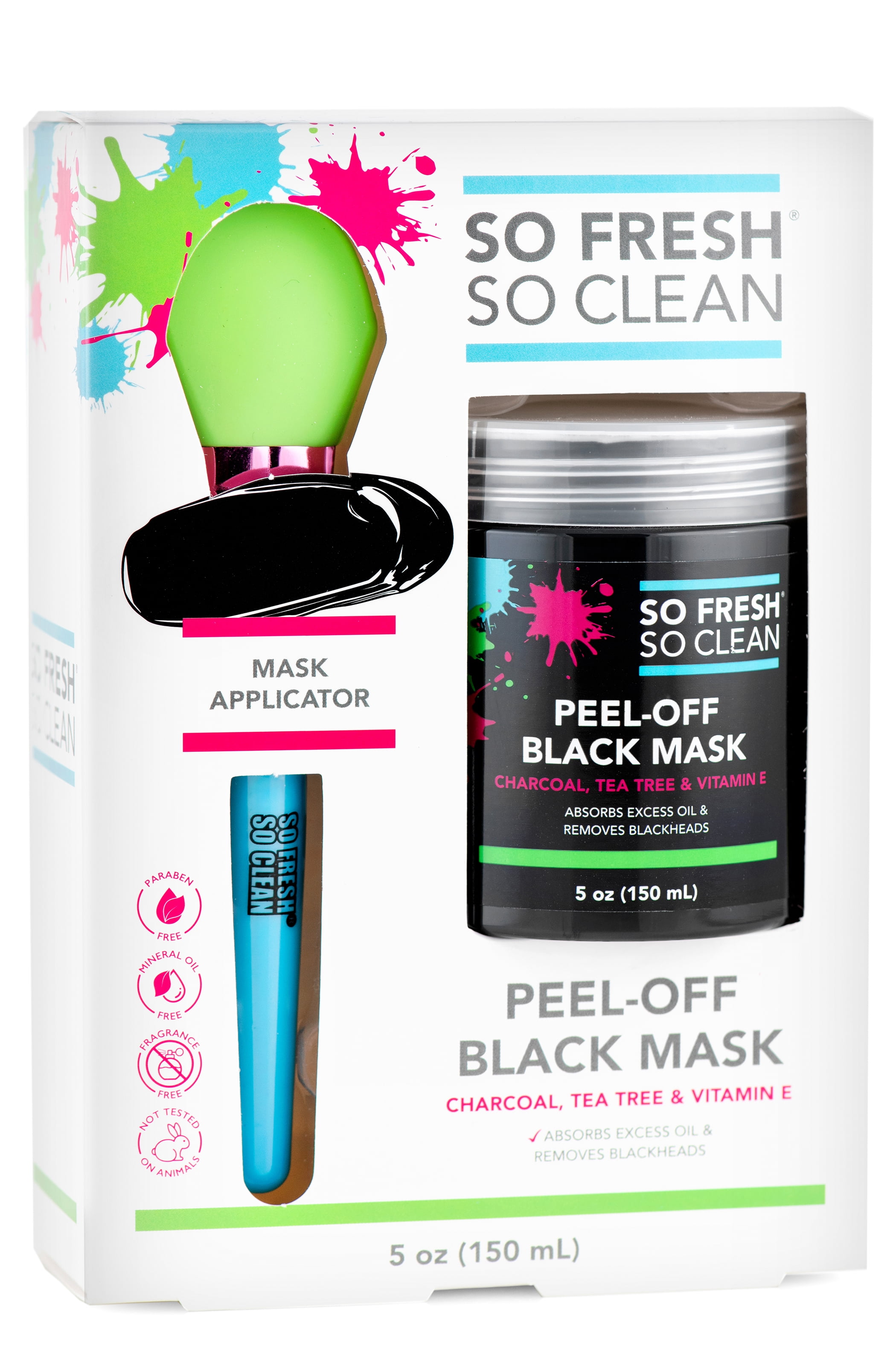So Fresh So Clean Peel-off Black Charcoal Face Mask, 5 oz - Walmart.com