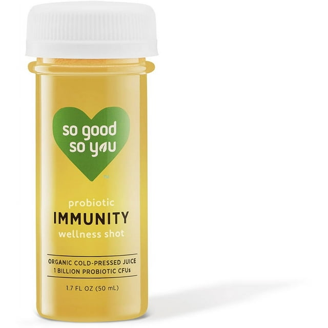 So Good So You Immunity Ginger Cayenne Probiotic Shot, 1.7 fl oz ...