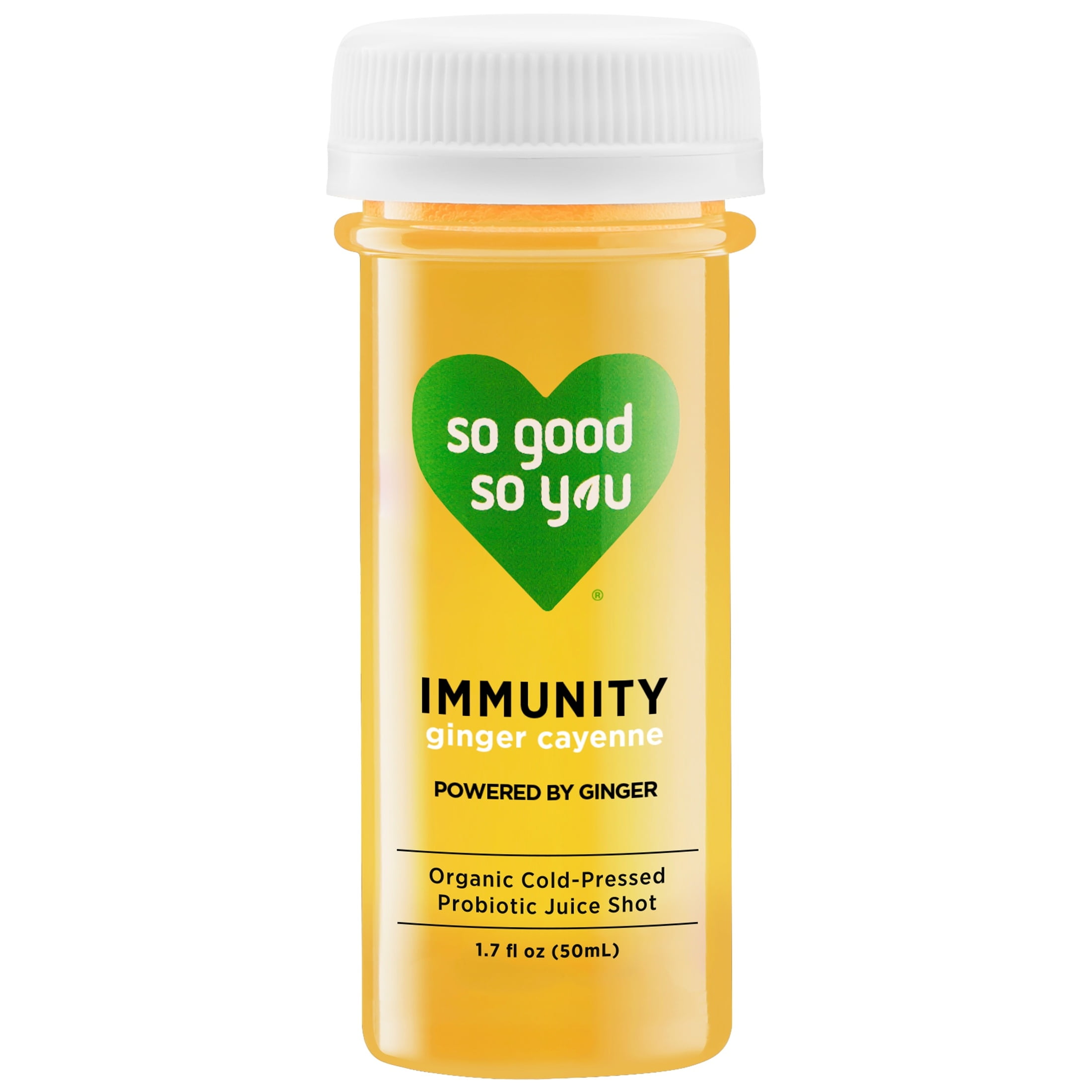 Immunity Ginger Cayenne Probiotic Shot - Walmart.com