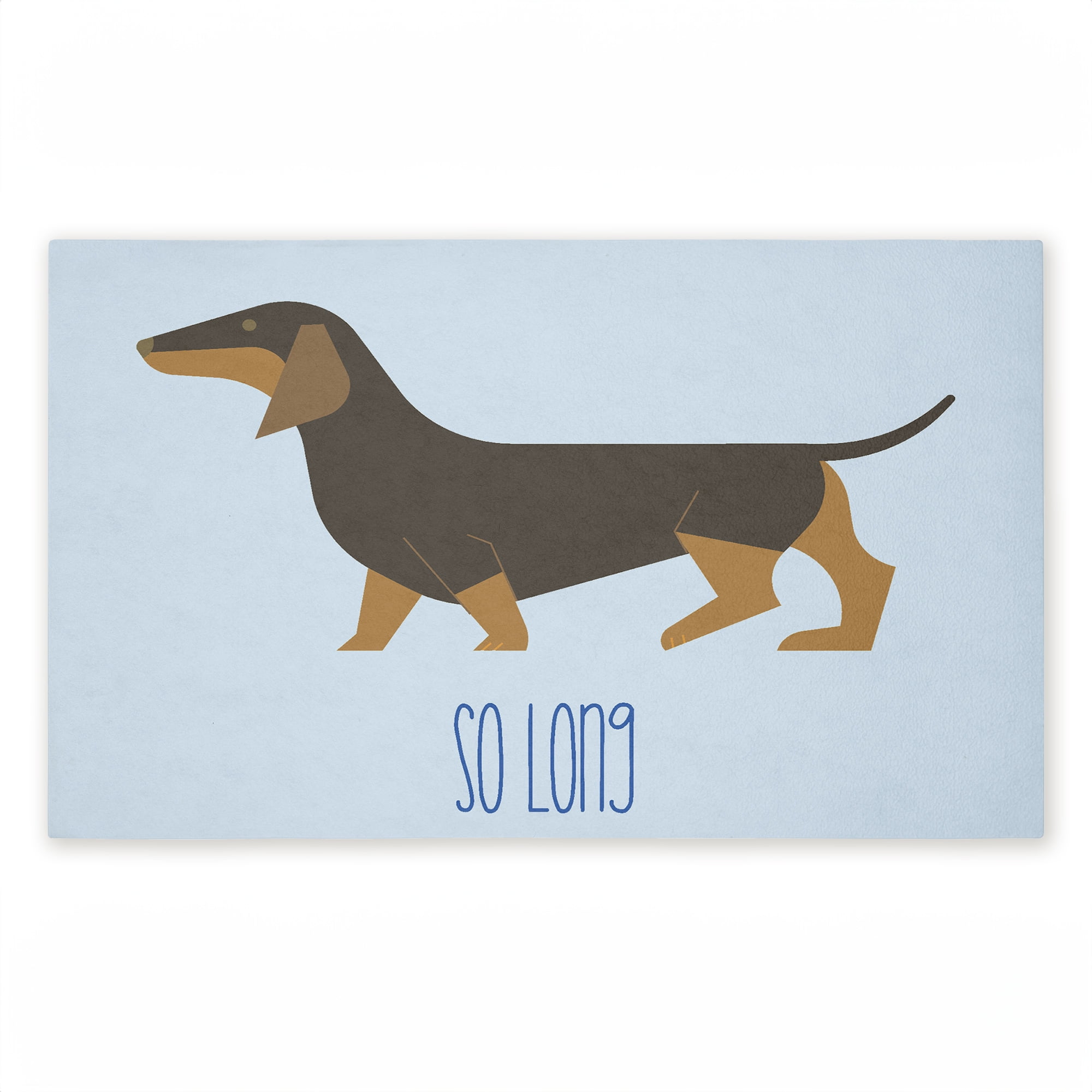 So Long Funny Farewell Printed Outdoor Door Mat, design by Lil' Rue, 18 ...