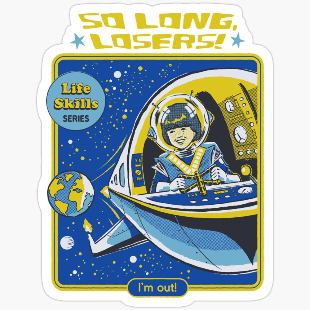 So Long, Losers Sticker Phone Decal Water Bottle Stickers Car Decals ...