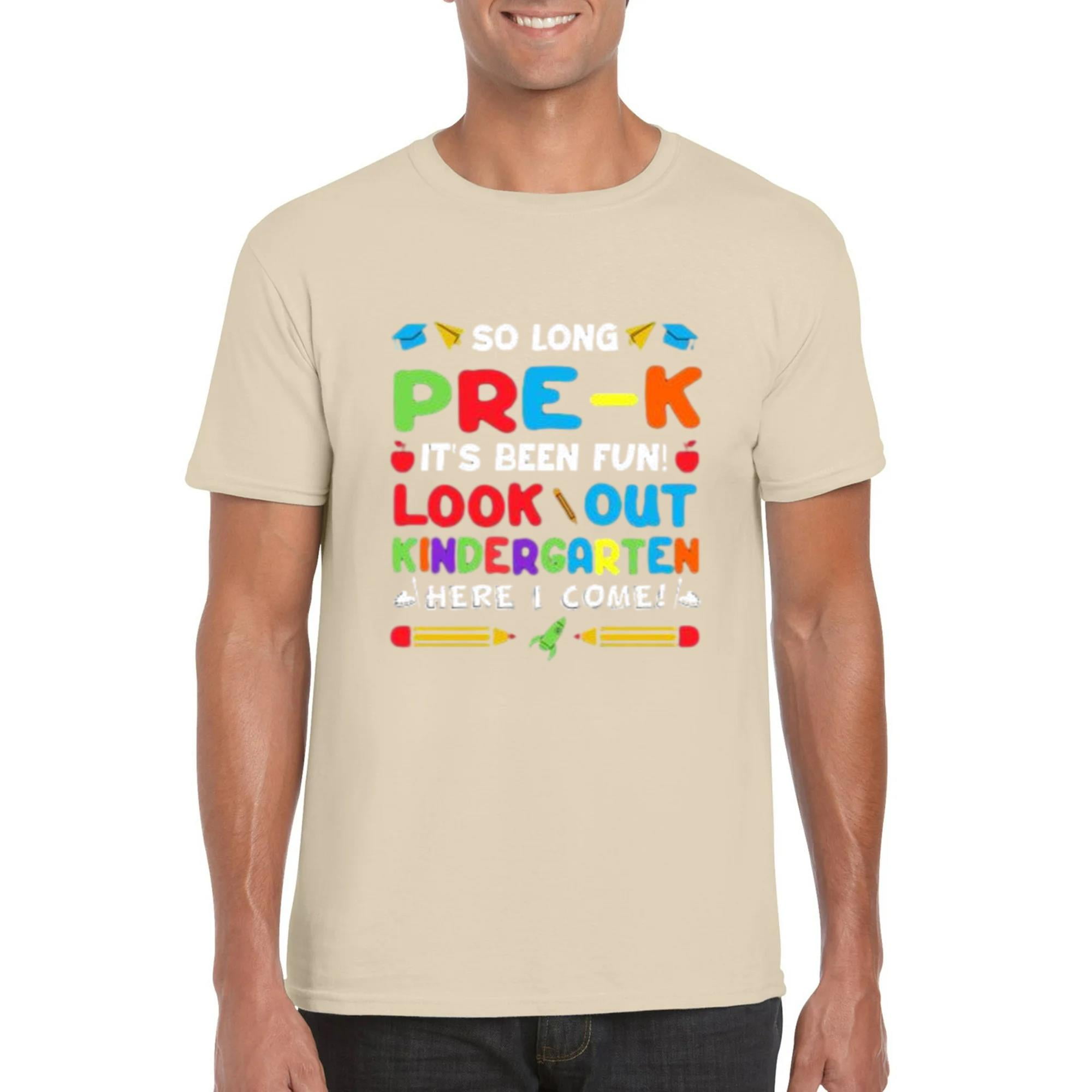 So Long Pre-K Hello Kindergarten Student Transition Milestone T-Shirt ...