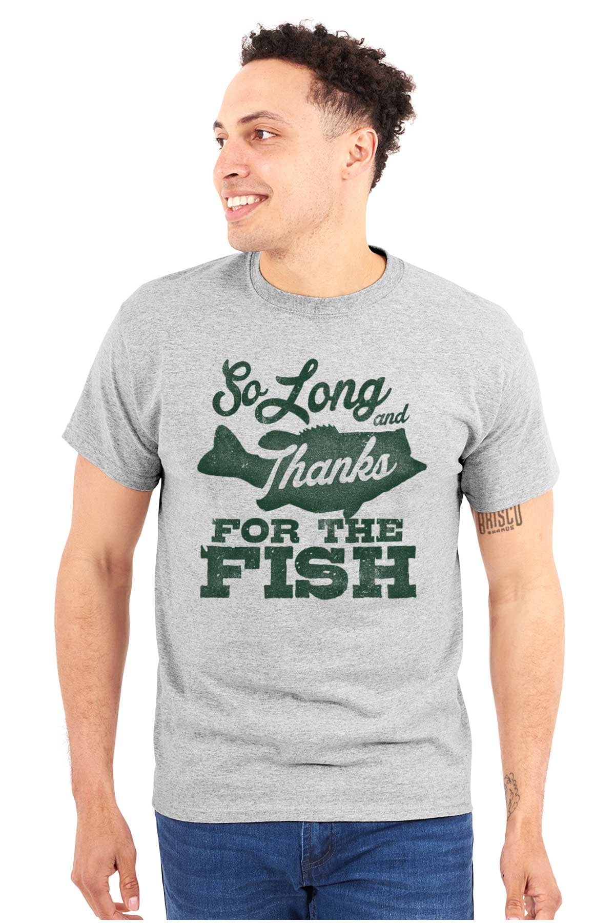 So Long and Thanks For The Fish Men's Graphic T Shirt Tees Brisco ...