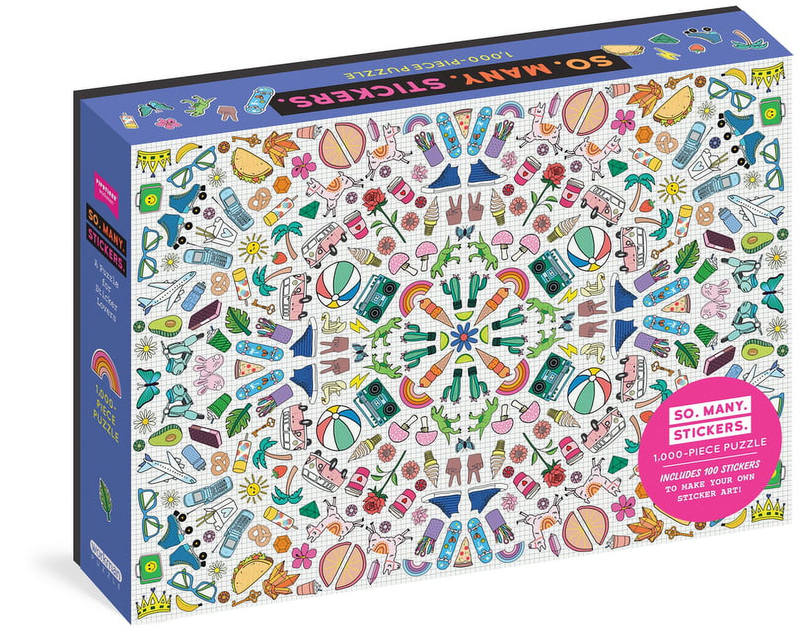 So. Many. Stickers.: So. Many. Stickers. 1,000-Piece Puzzle : A Puzzle ...