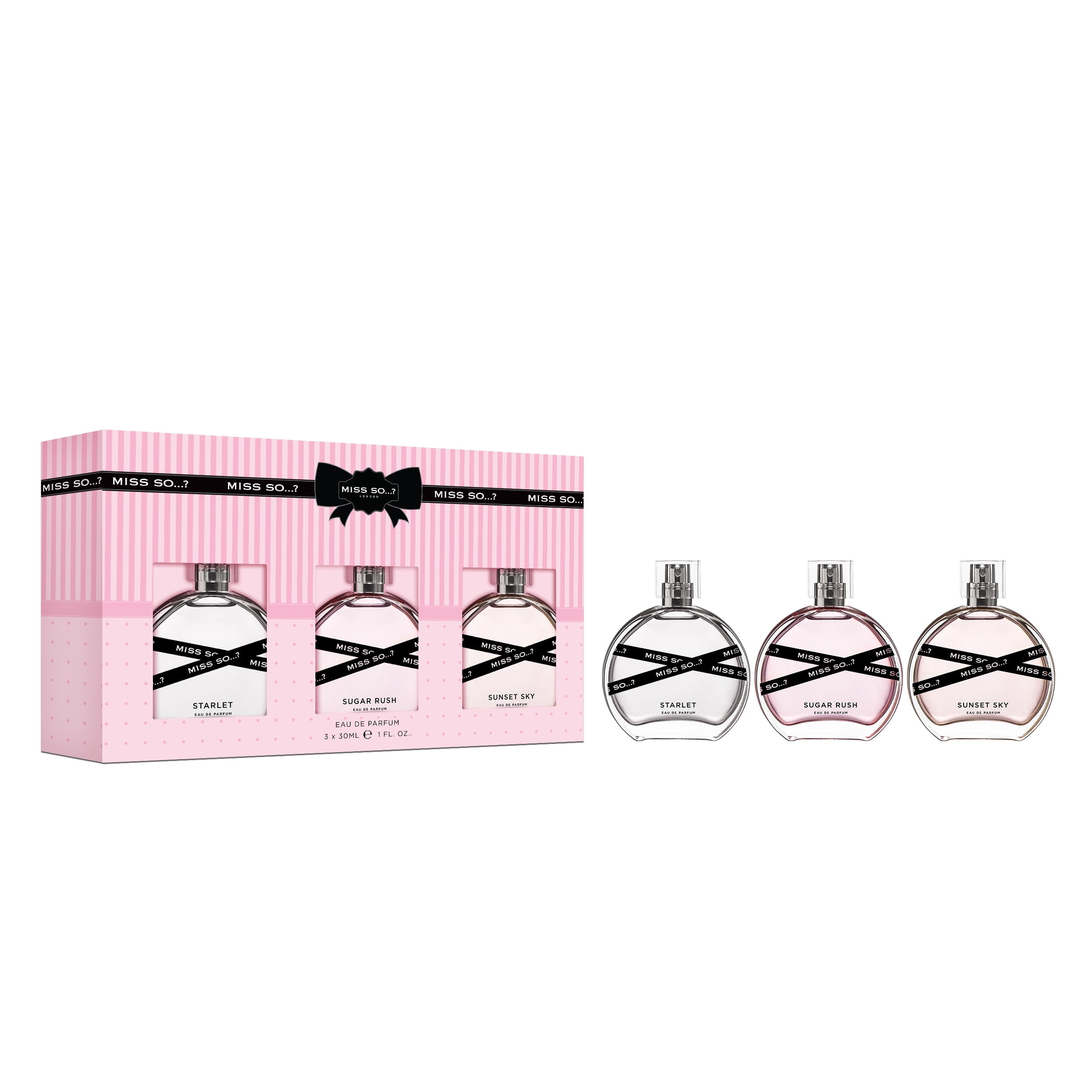 So…? Miss So Set , 3 Pc Gift Set 1oz Starlet EDP Spray, 1oz Sugar Rush ...