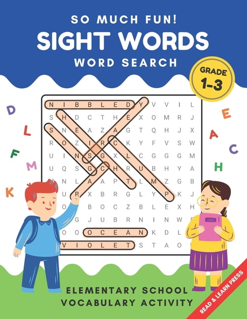 So Much Fun! - Sight Words Word Search: Elementary School Workbook ...