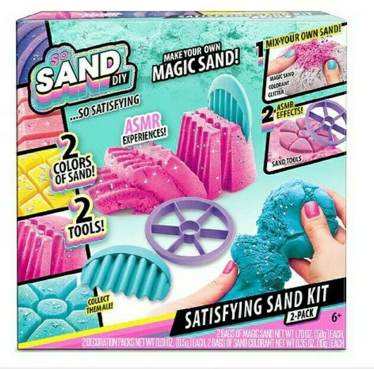 So Sand DIY Sensory Sand Kit, Shape, Slice, Crush, Squish, Relaxing ...