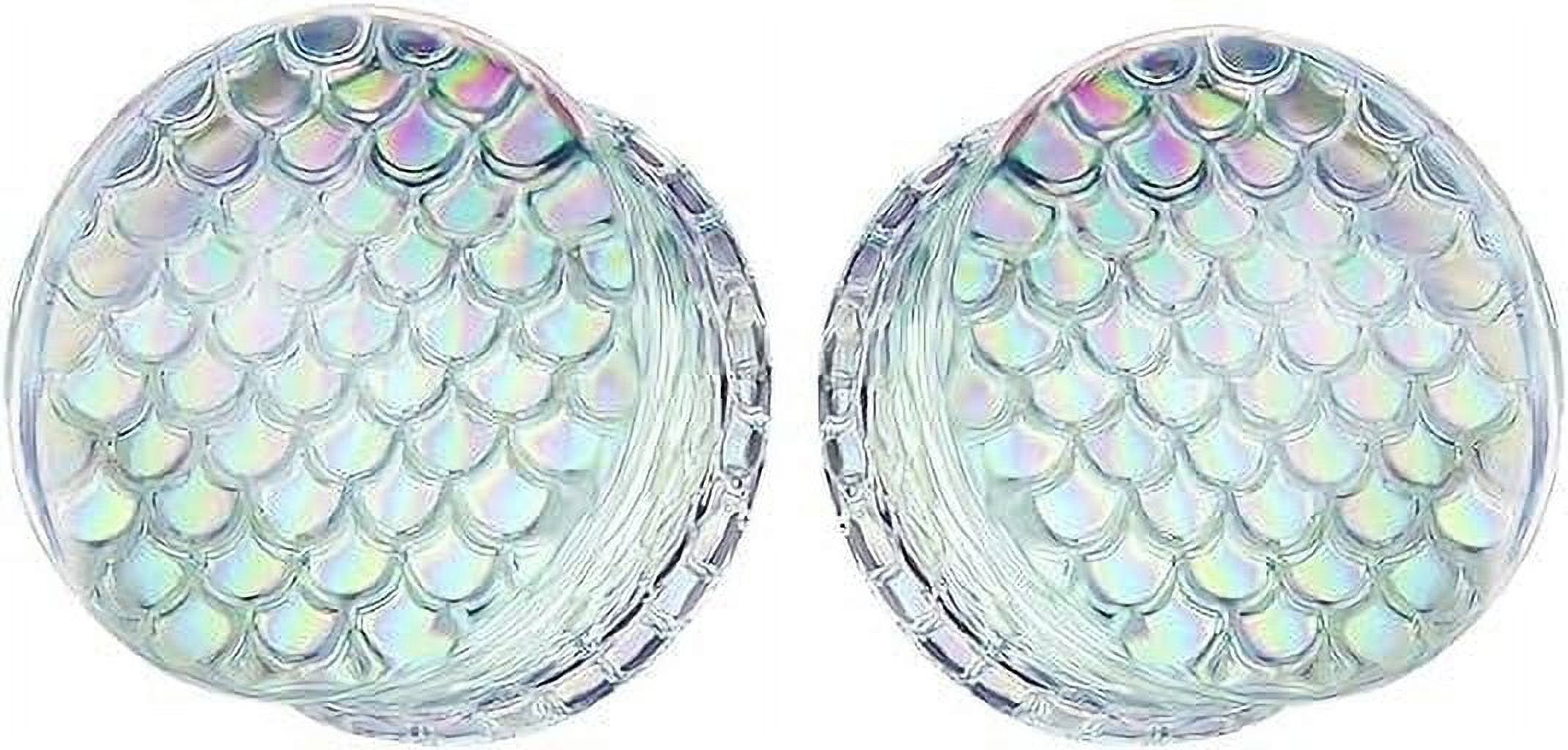 So Scene Aurora Borealis Double Saddle Glass Ear Gauges (16MM - 5/8 ...