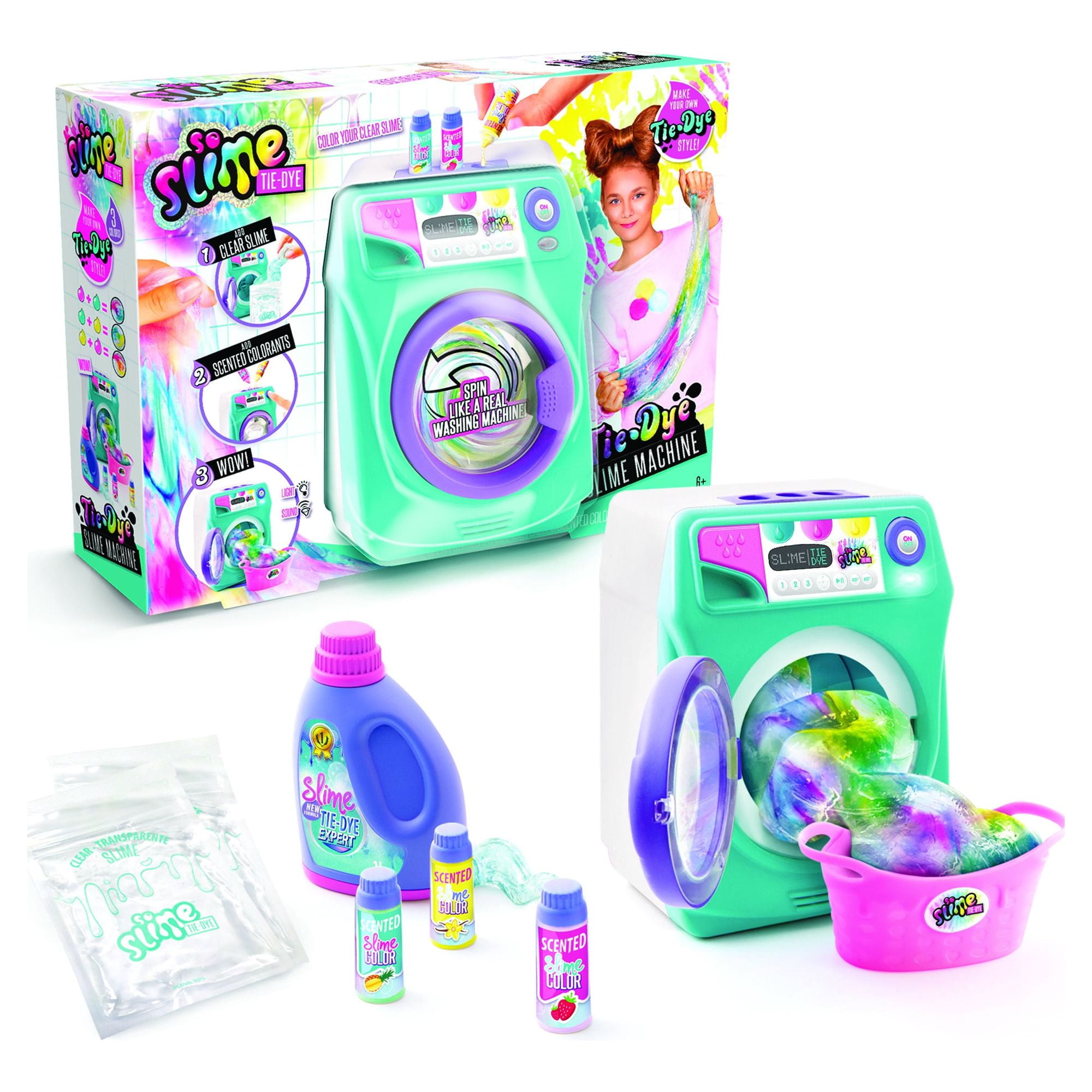 So Slime! Premade Tie-Dye PVA Kit Washing Machine Kit Canal Toys ...