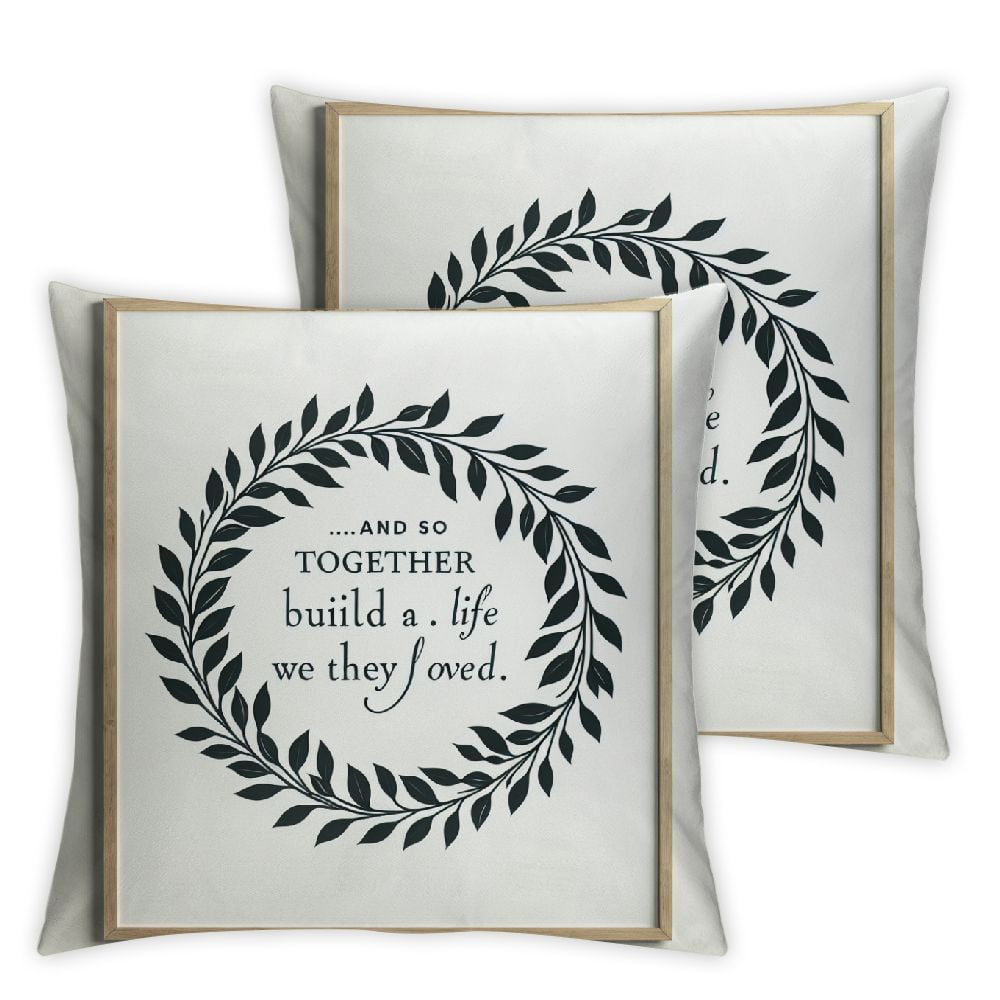 and So Together They Built A Life They Loved Olive Tree Branch Wreath ...