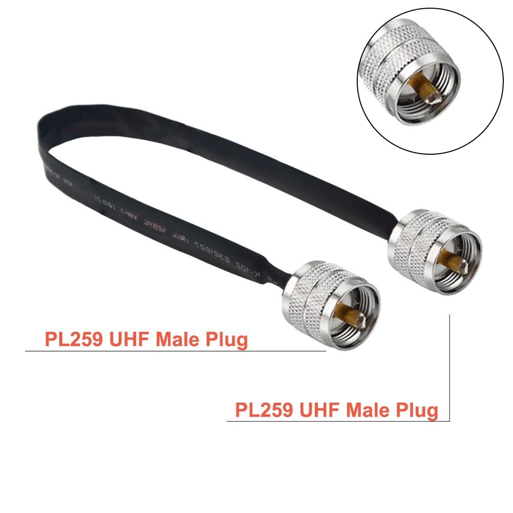 So239 Door and Flat Coaxial Cable 50 Ohm Coaxial Extension Cable ...